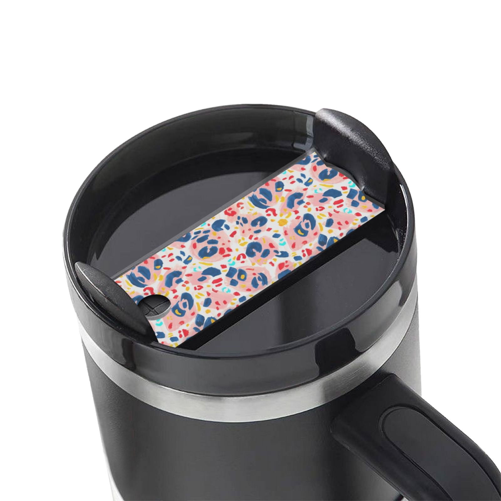 Hirioo Abstract Leopard Print for Stanley Cup Lid Nameplate ...
