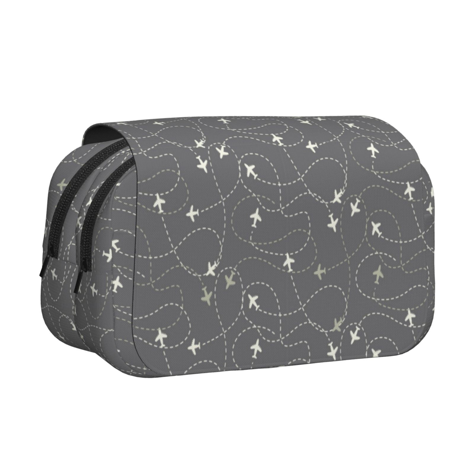 Hirioo Airplane Routes Around The World for Large Grid Mesh Pencil Case ...
