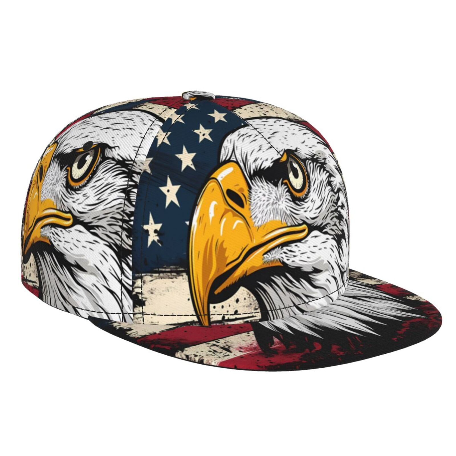 Hirioo American Bald Eagle for Baseball Cap Men Cap Flat Brim for Men ...