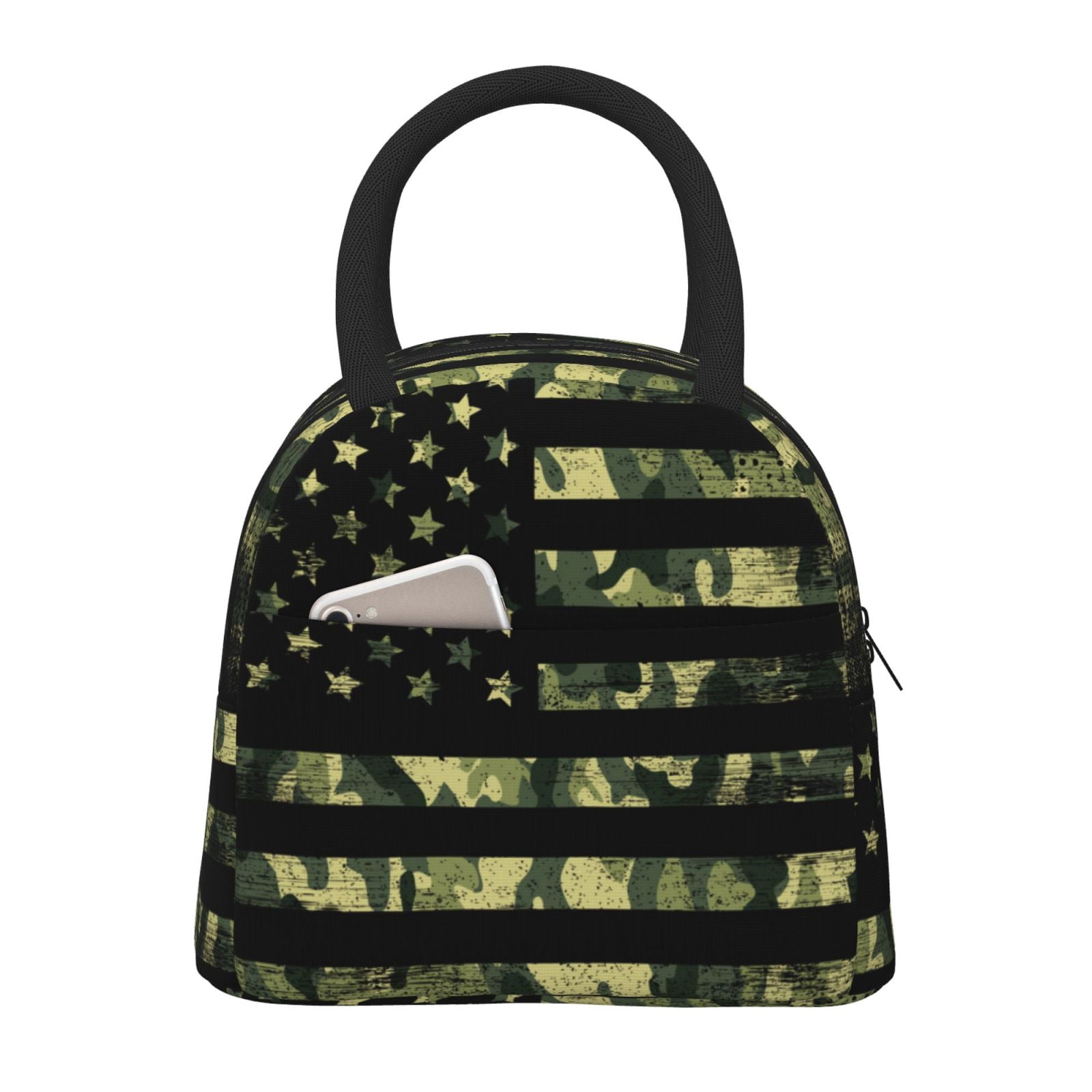 Hirioo American Flag Camo for Eco-friendly Lunch Box,Leakproof Lunch ...