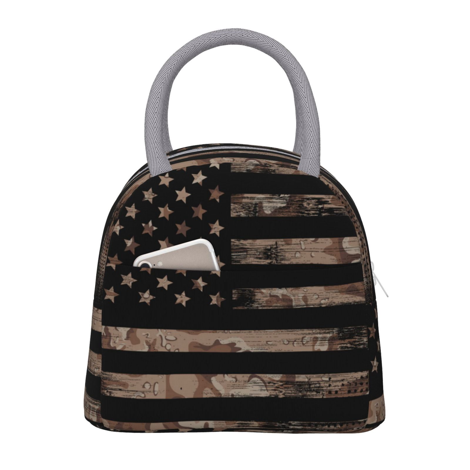 Hirioo American Flag with Desert Camouflage for Eco-friendly Lunch Box ...