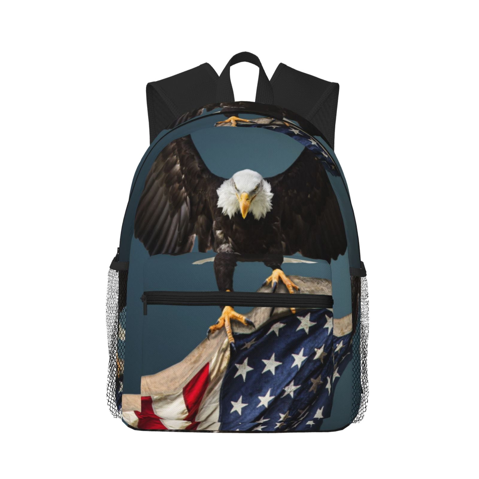 Hirioo American Flag for Casual Backpack College Backpack Laptop ...