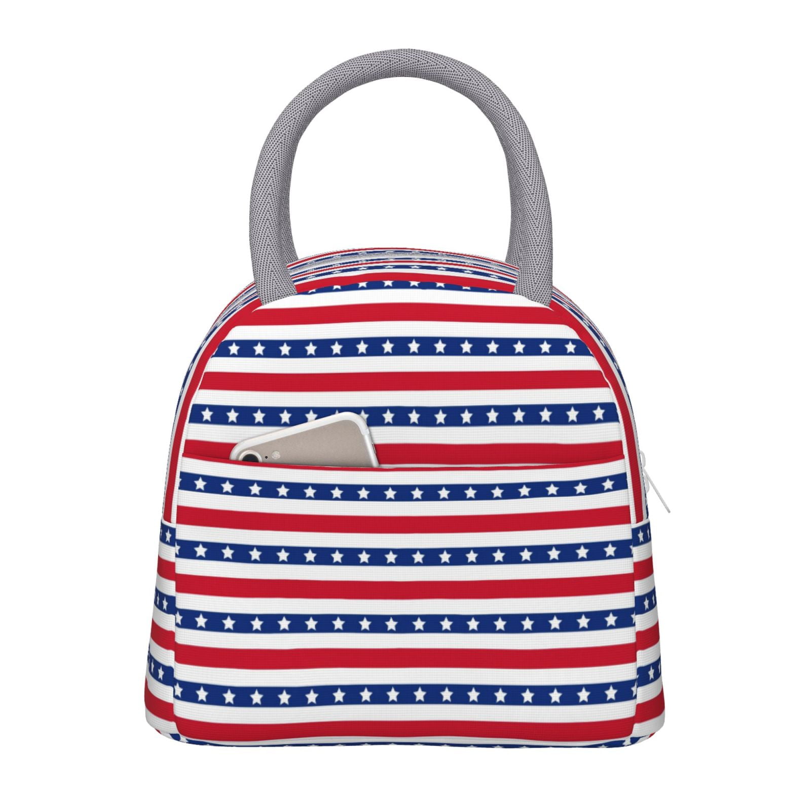Hirioo American Patriotic Stars And Stripes for Eco-friendly Lunch Box ...