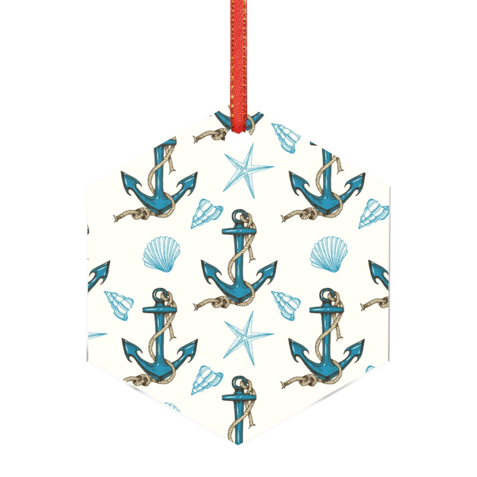 Hirioo Anchors And Shells for Acrylic Christmas Pendant Hanging ...