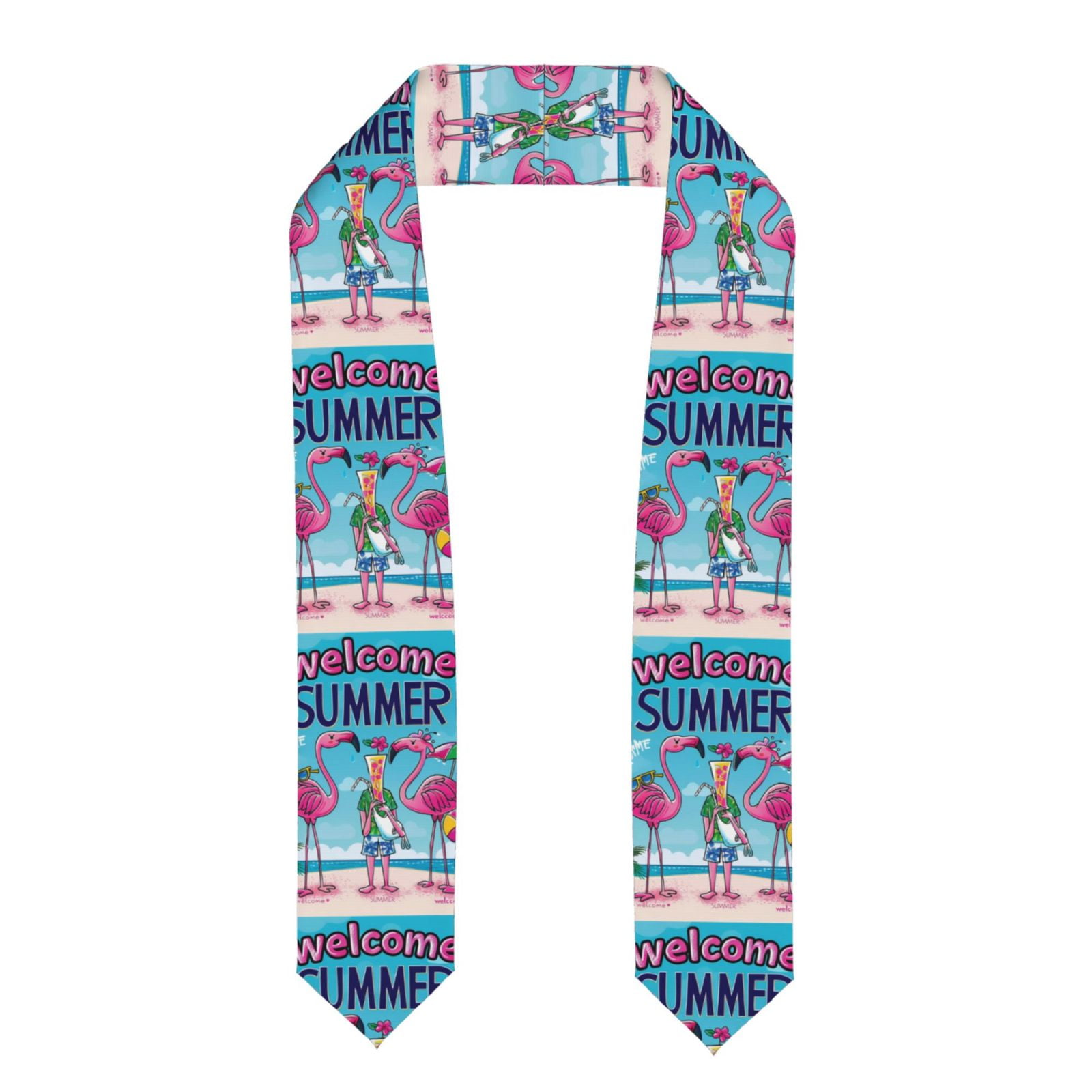 Hirioo Beach Flamingo Trio for 72" Graduation Shawl Stole Unisex Adults ...