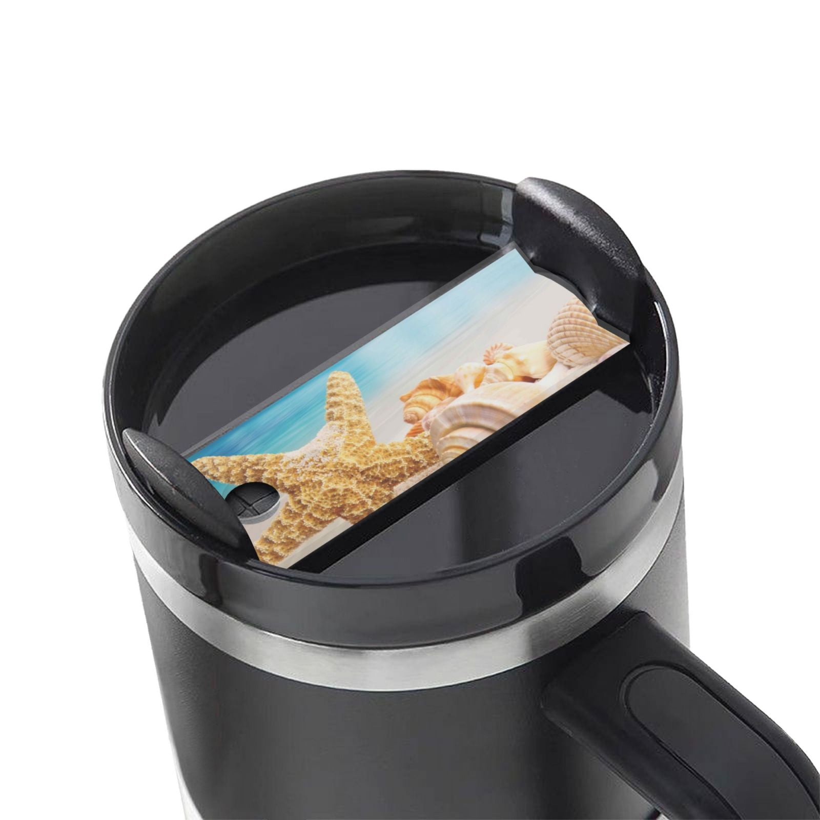 Hirioo Beach Starfish Shell for Stanley Cup Lid Nameplate Personalized ...