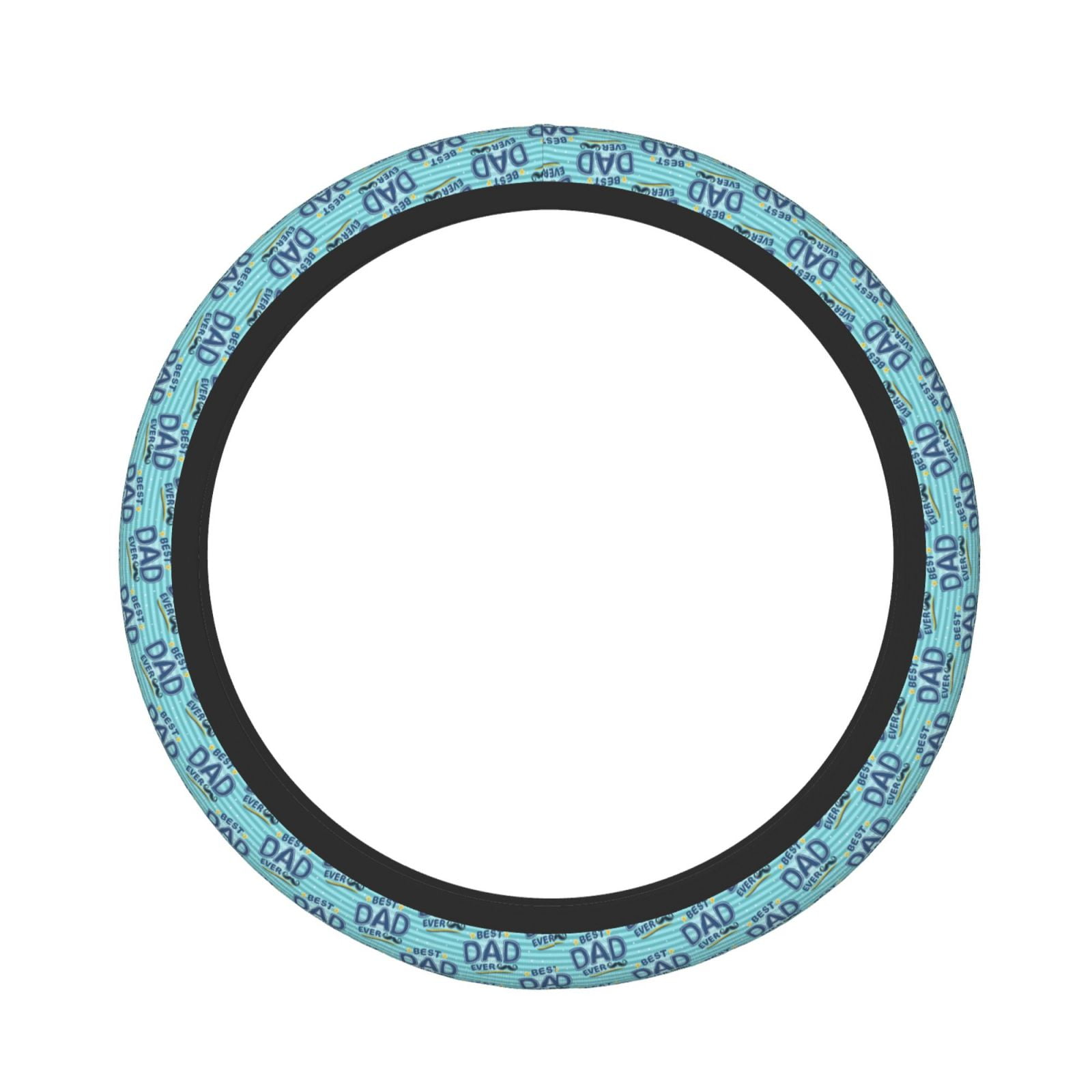 Hirioo Best Dad Ever for Elastic Stretch Steering Wheel Cover Universal ...