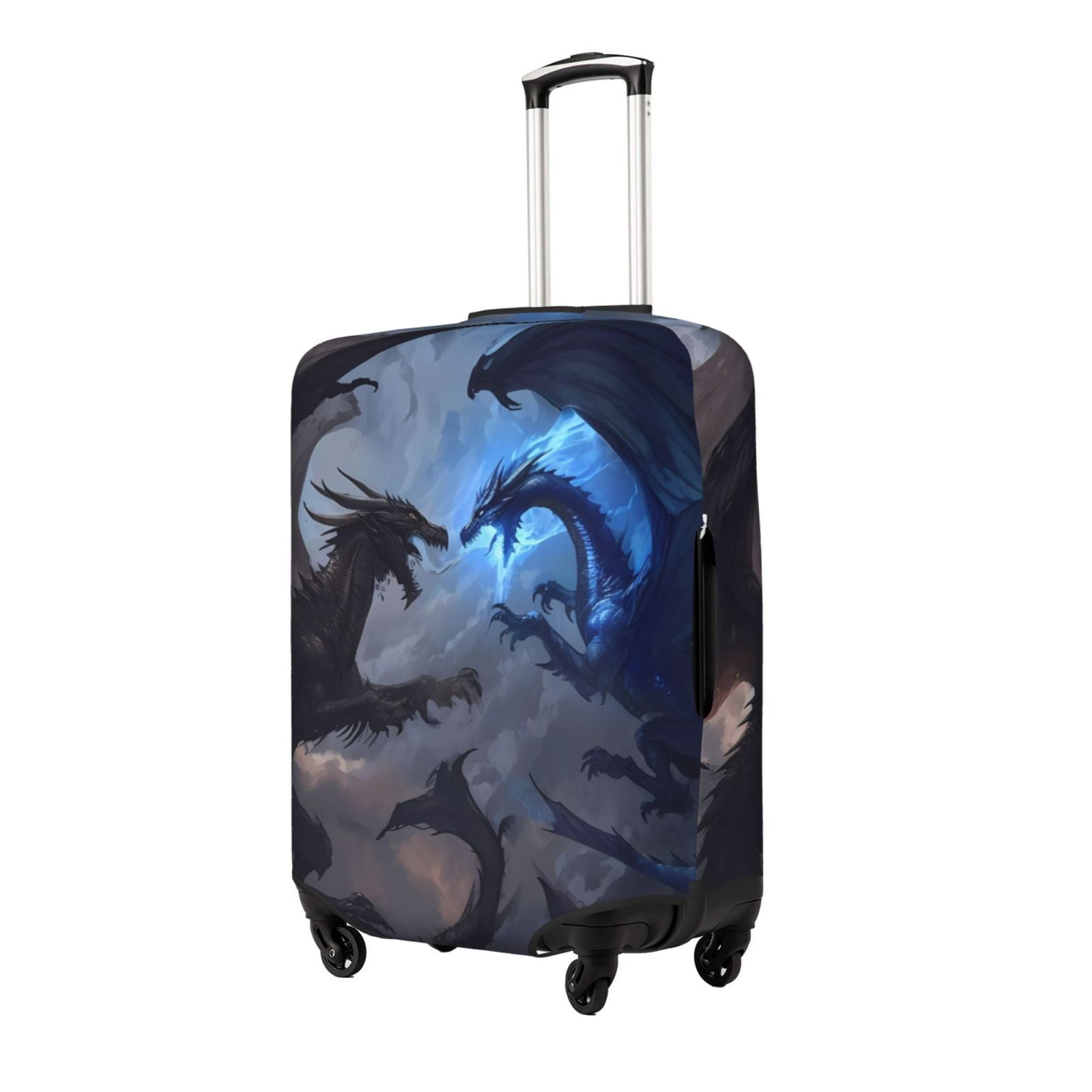 Hirioo Black And Blue Lightning Dragon for Elasticity Suitcase Cover ...