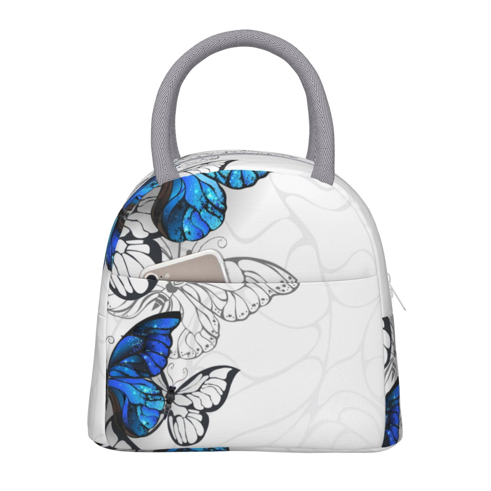 Hirioo Blue Flying Butterflies for Eco-friendly Lunch Box,Leakproof ...