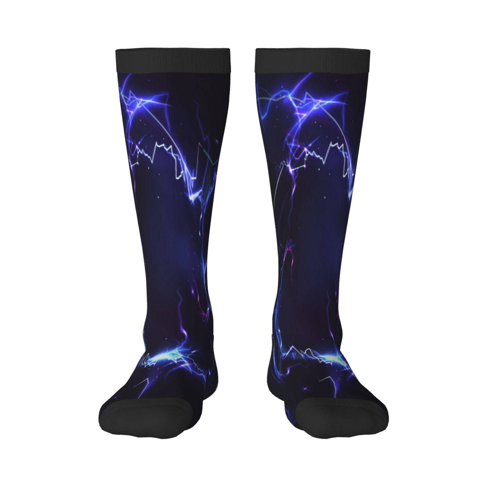 Hirioo Blue thunder bolt light for Adult Stockings Breathable Sock Non ...
