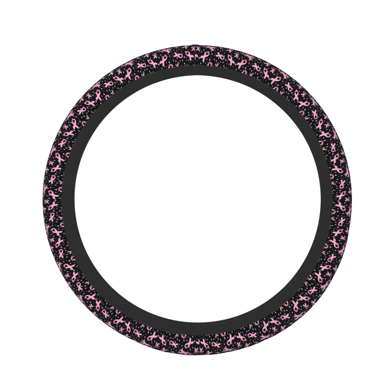 Hirioo Breast Cancer Awareness (2) for Elastic Stretch Steering Wheel ...