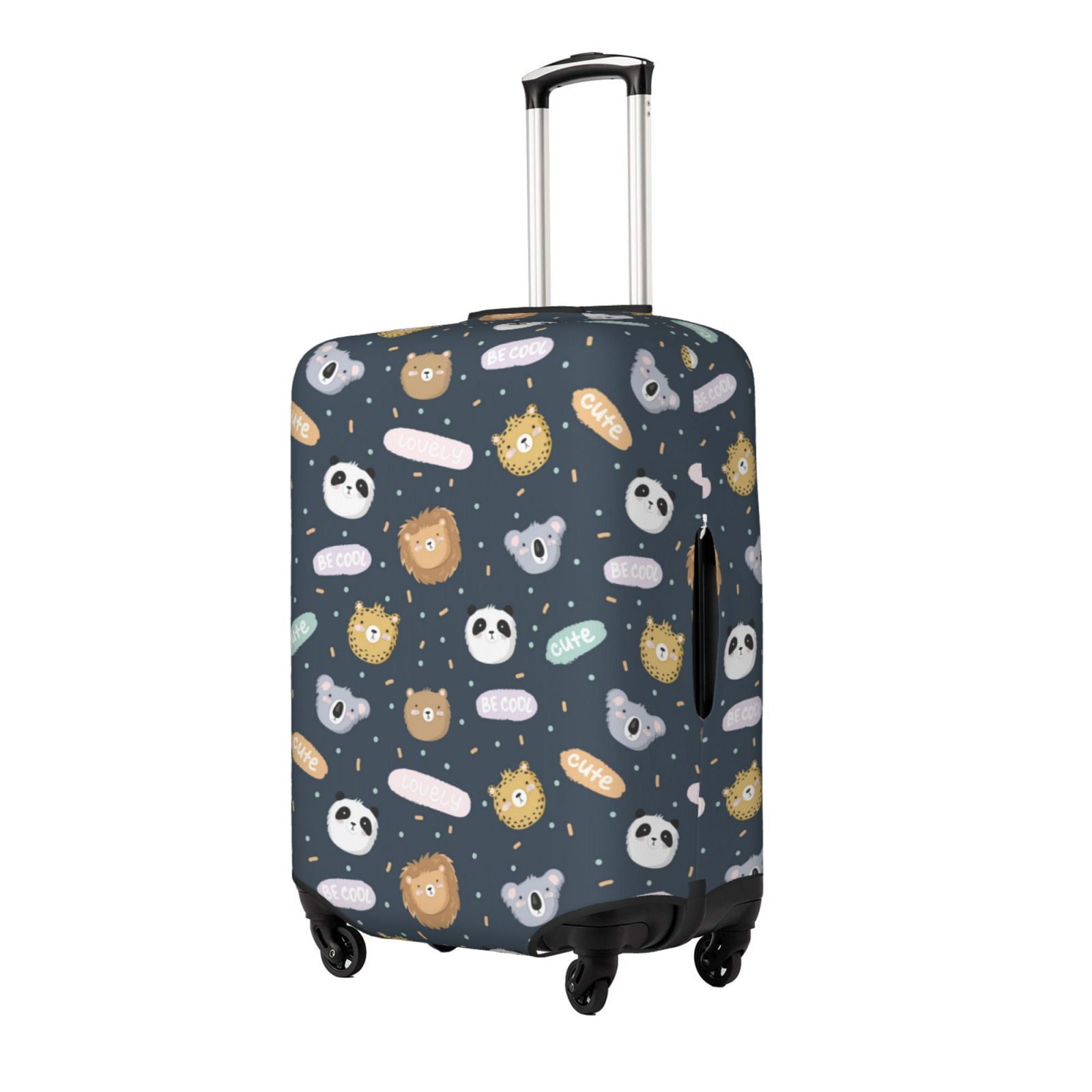 Hirioo Cartoon Animals for Travel Luggage Cover Suitcase Protector Fits ...
