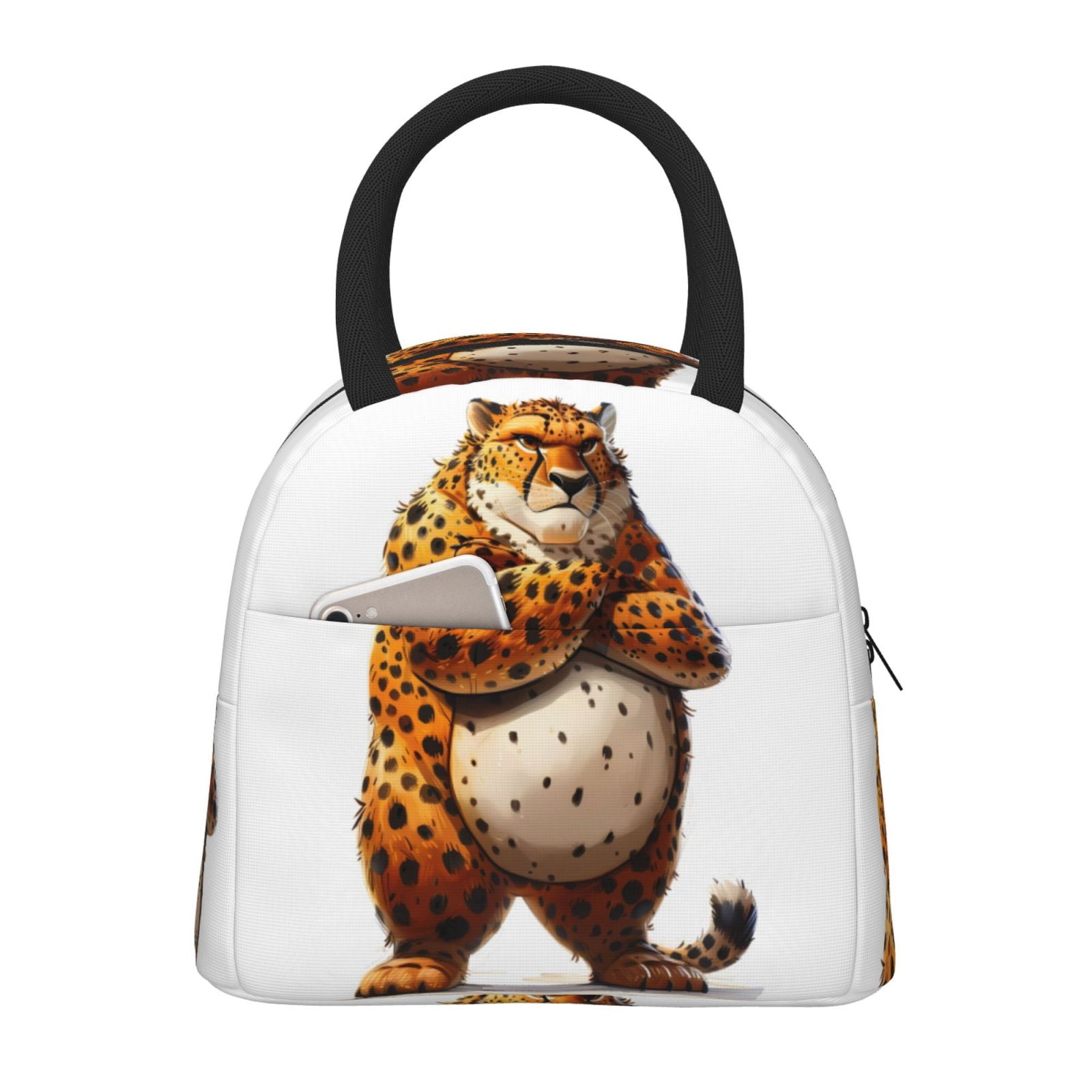 Hirioo Cartoon Cheetah With Attitude for Eco-friendly Lunch Box ...