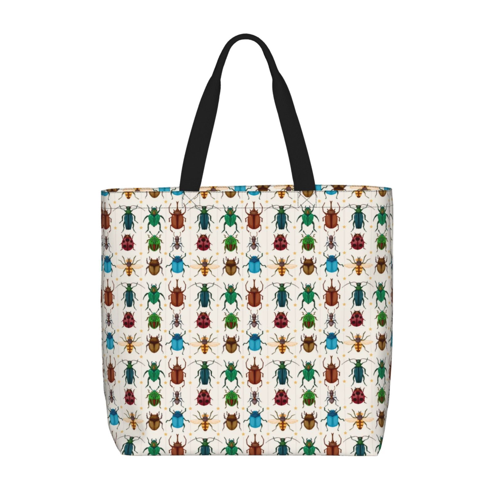 Hirioo Cartoon Insects for Tote Bag for Women, Quilted Shoulder Bag ...