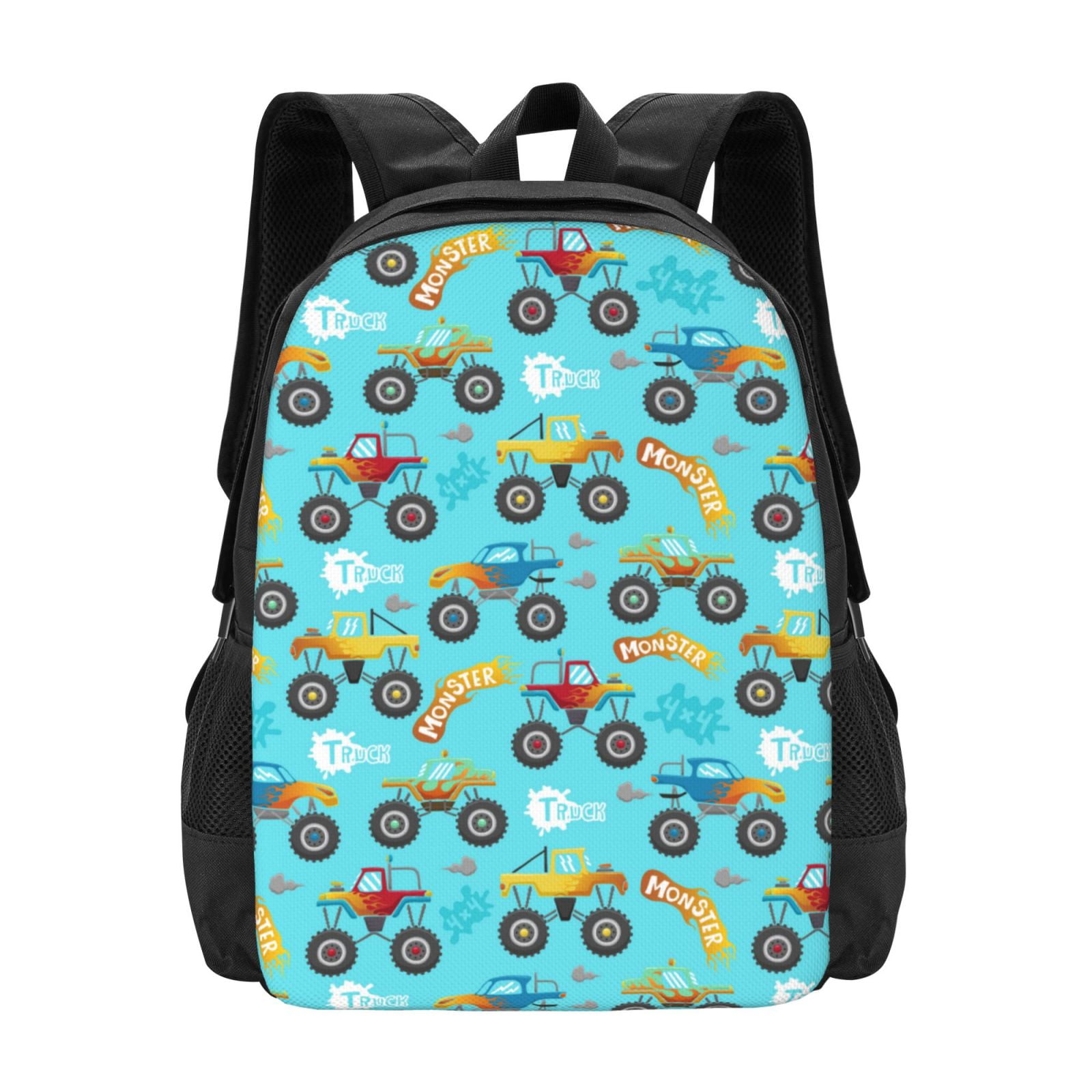 Hirioo Cartoon Monster Truck for Minimalist Backpack Large Capacity ...