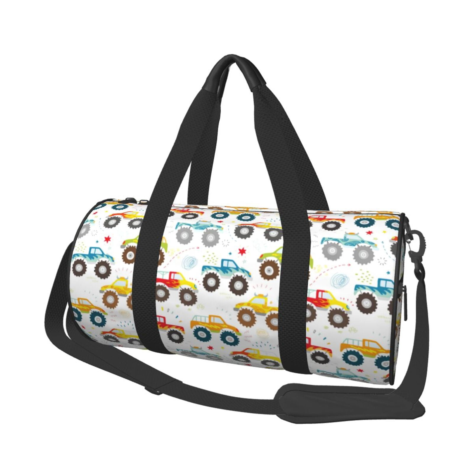 Hirioo Cartoon Monster Trucks for Round Large Capacity Travel Luggage ...