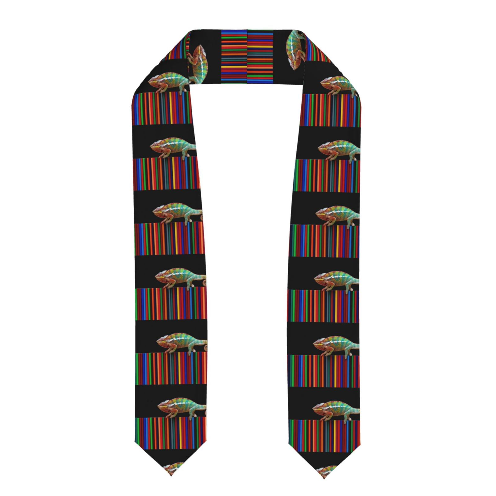 Hirioo Chameleon Panther On Colored Pencils for 72" Graduation Shawl ...