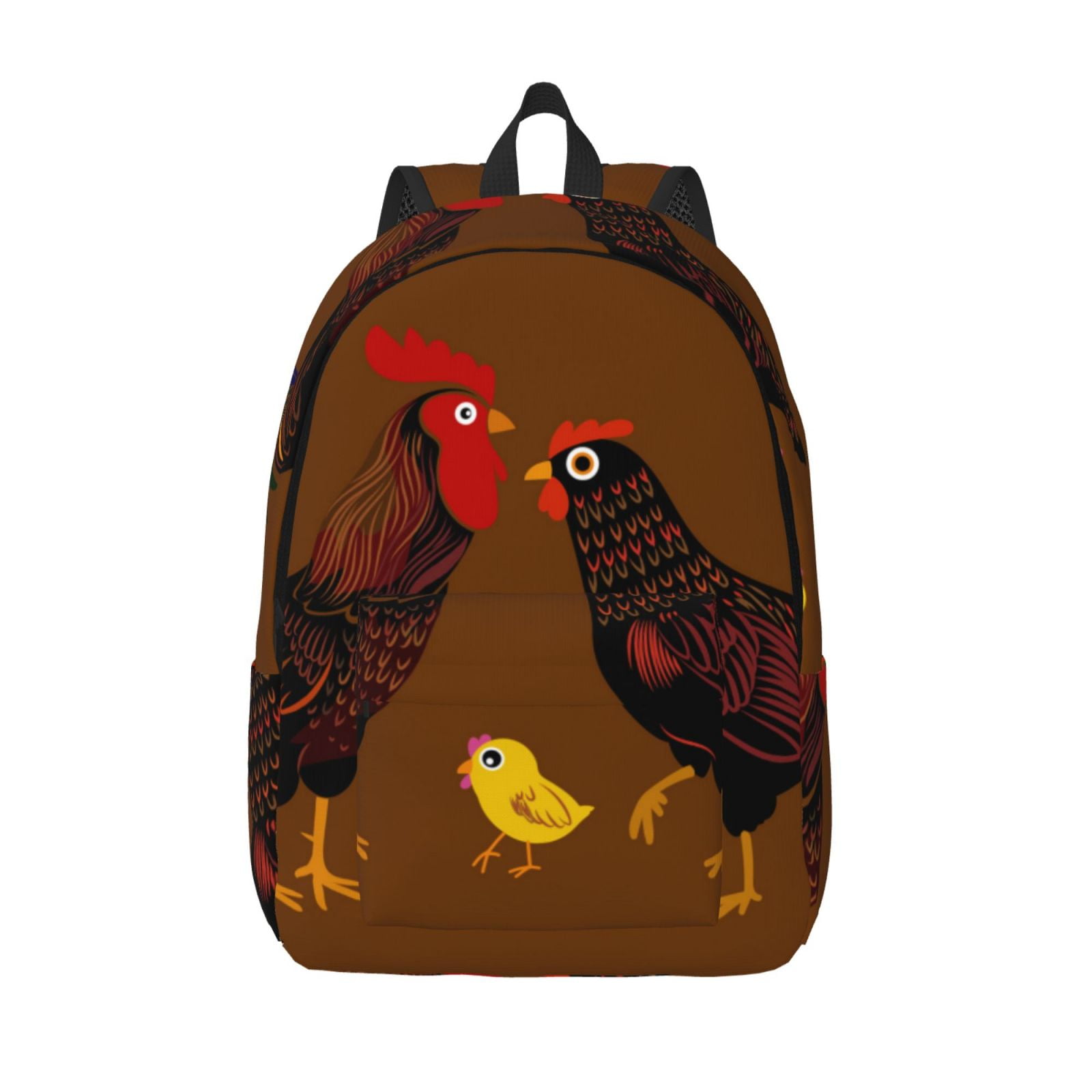 Hirioo Chicken Farm Animal Canvas Backpack, Durable Travel Backpack ...