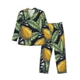 Hirioo Citrus Fruits Elegant Lemons for Men's Pajama Sets 2 Piece Pjs ...