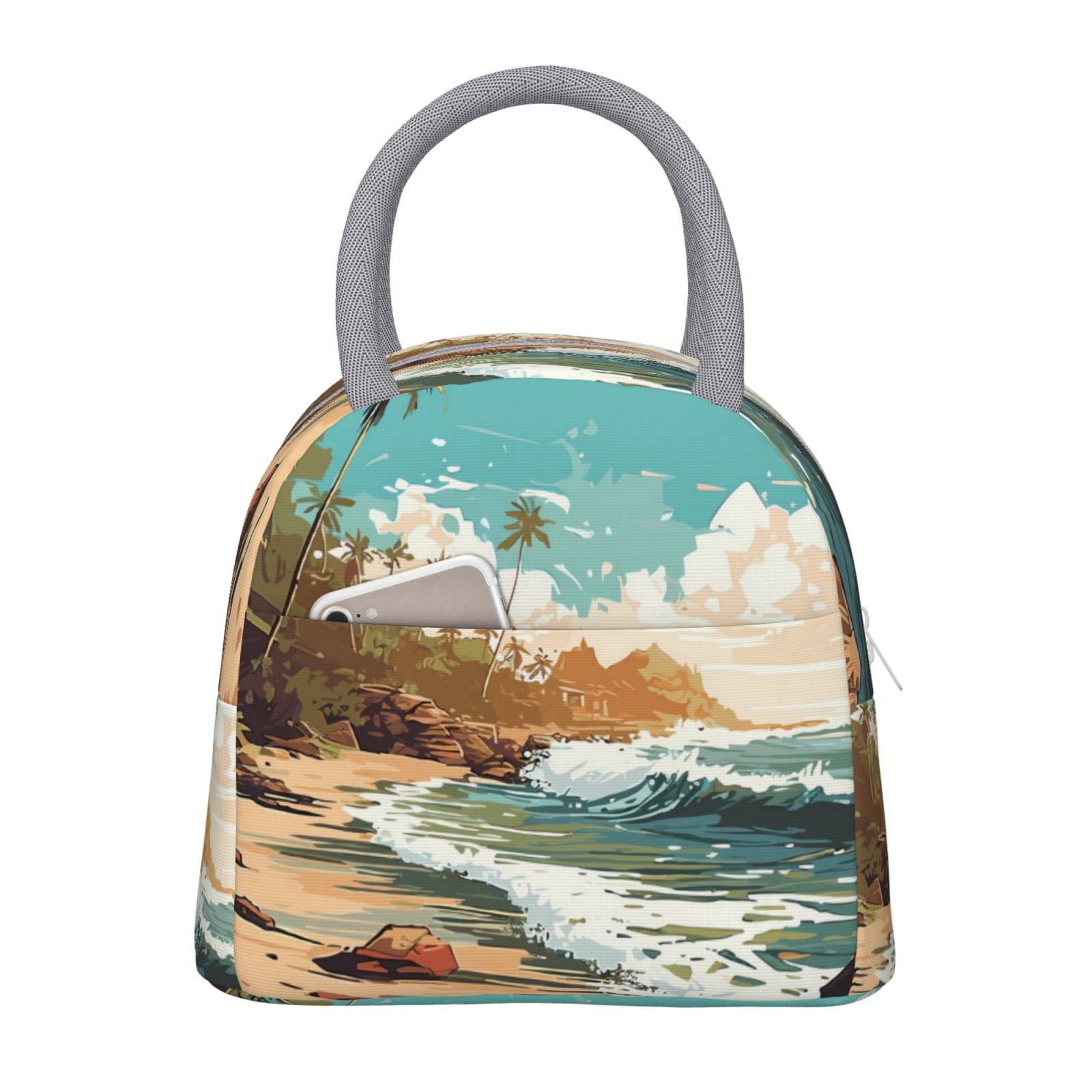 Hirioo Coastal Palm Beach for Eco-friendly Lunch Box,Leakproof Lunch ...