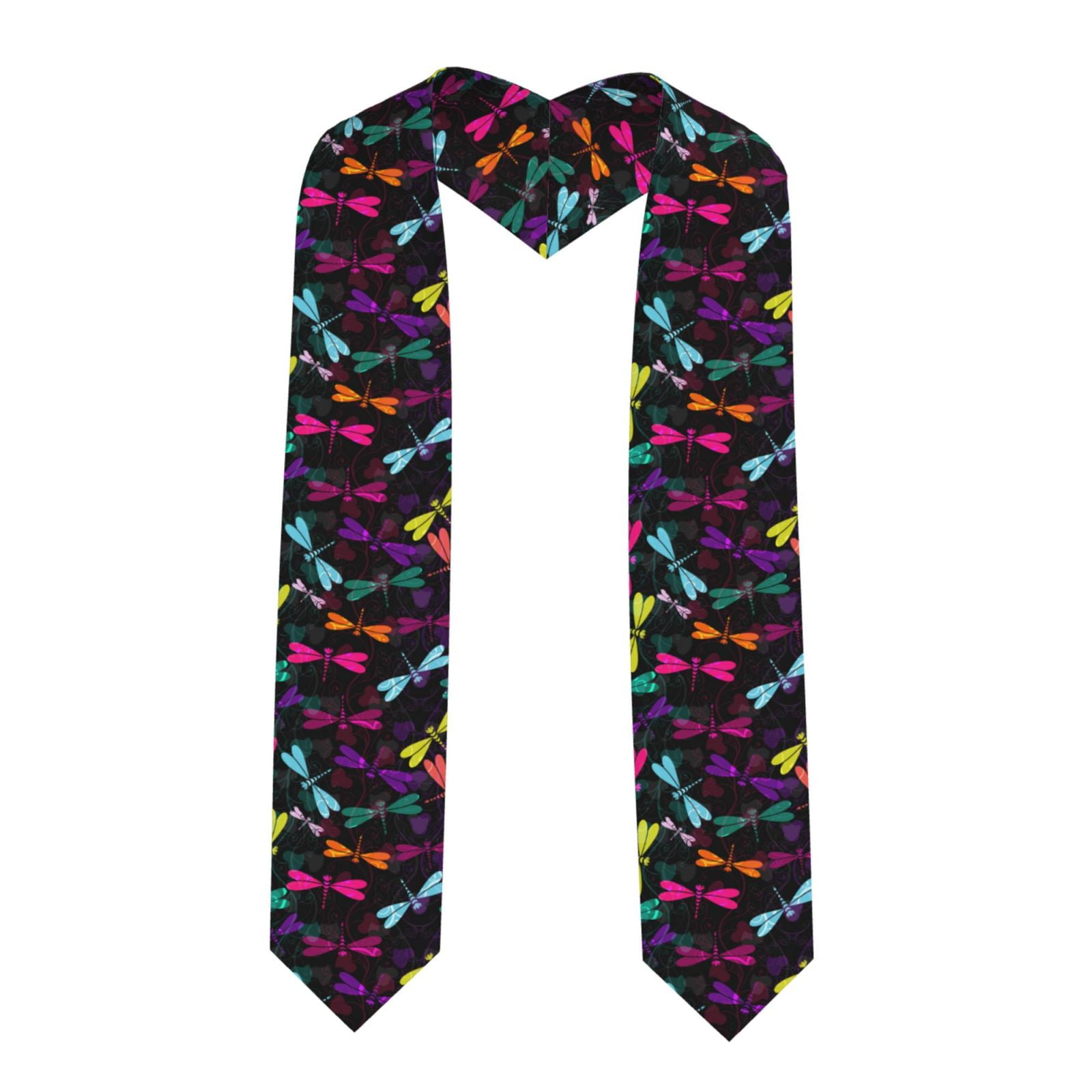Hirioo Colorful Dragonflies for 72" Graduation Shawl Stole Unisex ...