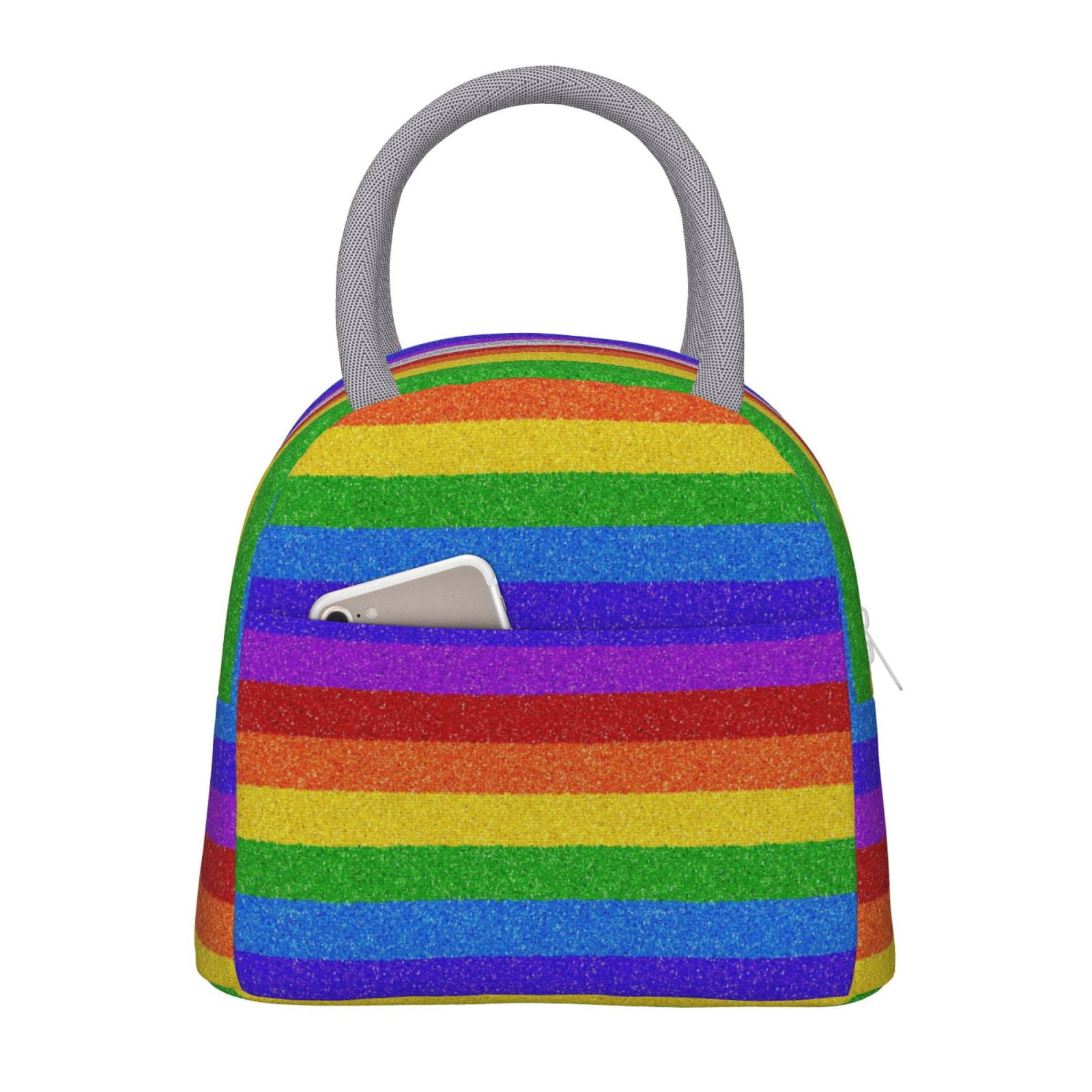 Hirioo Colorful Glitter Rainbow for Eco-friendly Lunch Box,Leakproof ...