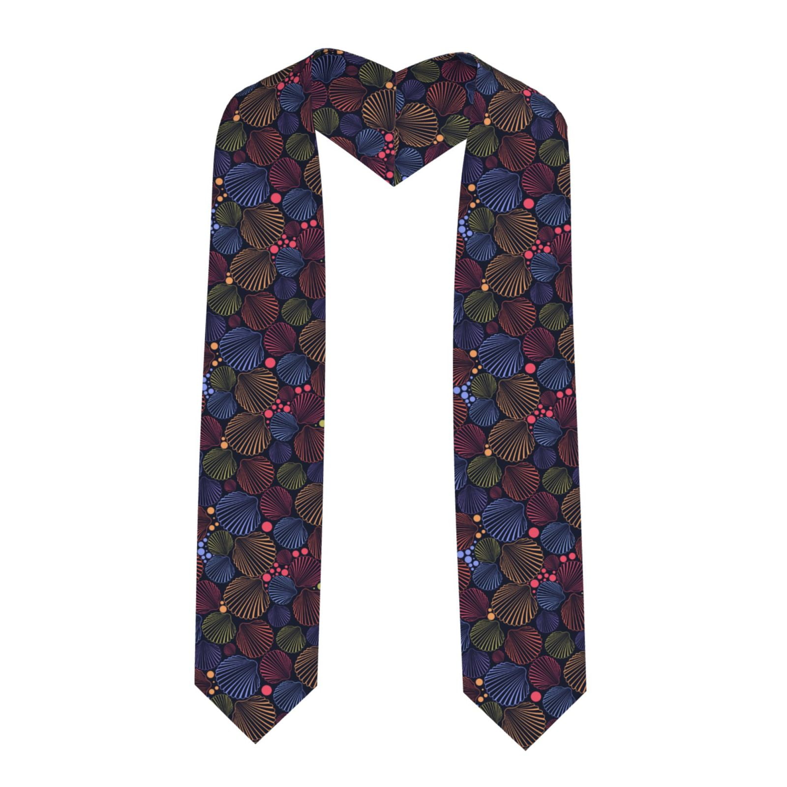 Hirioo Colorful Shells for 72" Graduation Shawl Stole Unisex Adults ...