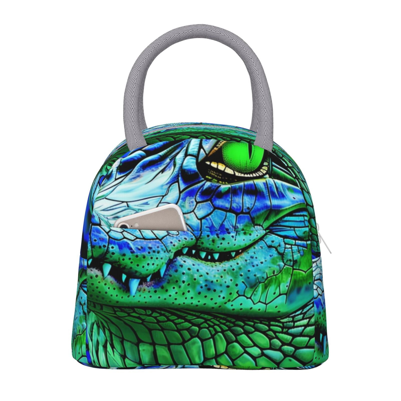 Hirioo Colorful Stained Glass Crocodile for Eco-friendly Lunch Box ...
