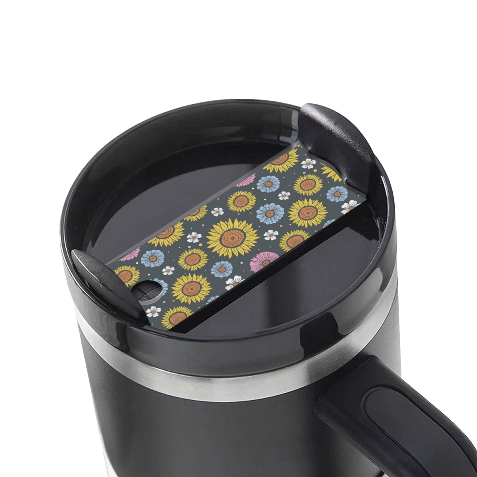 Hirioo Colorful Sunflowers for Stanley Cup Lid Nameplate Personalized ...