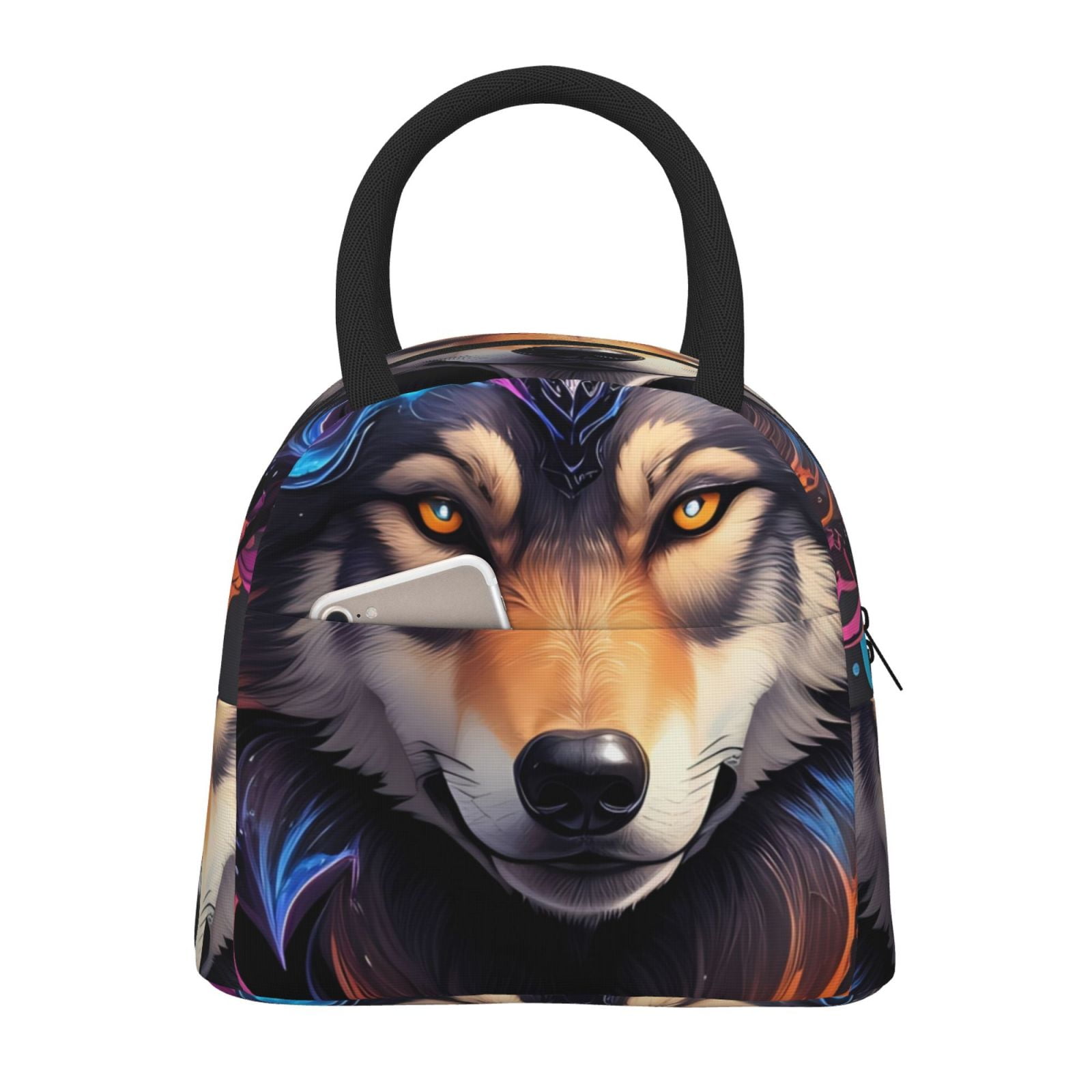 Hirioo Colorful Wolf Head for Eco-friendly Lunch Box,Leakproof Lunch ...