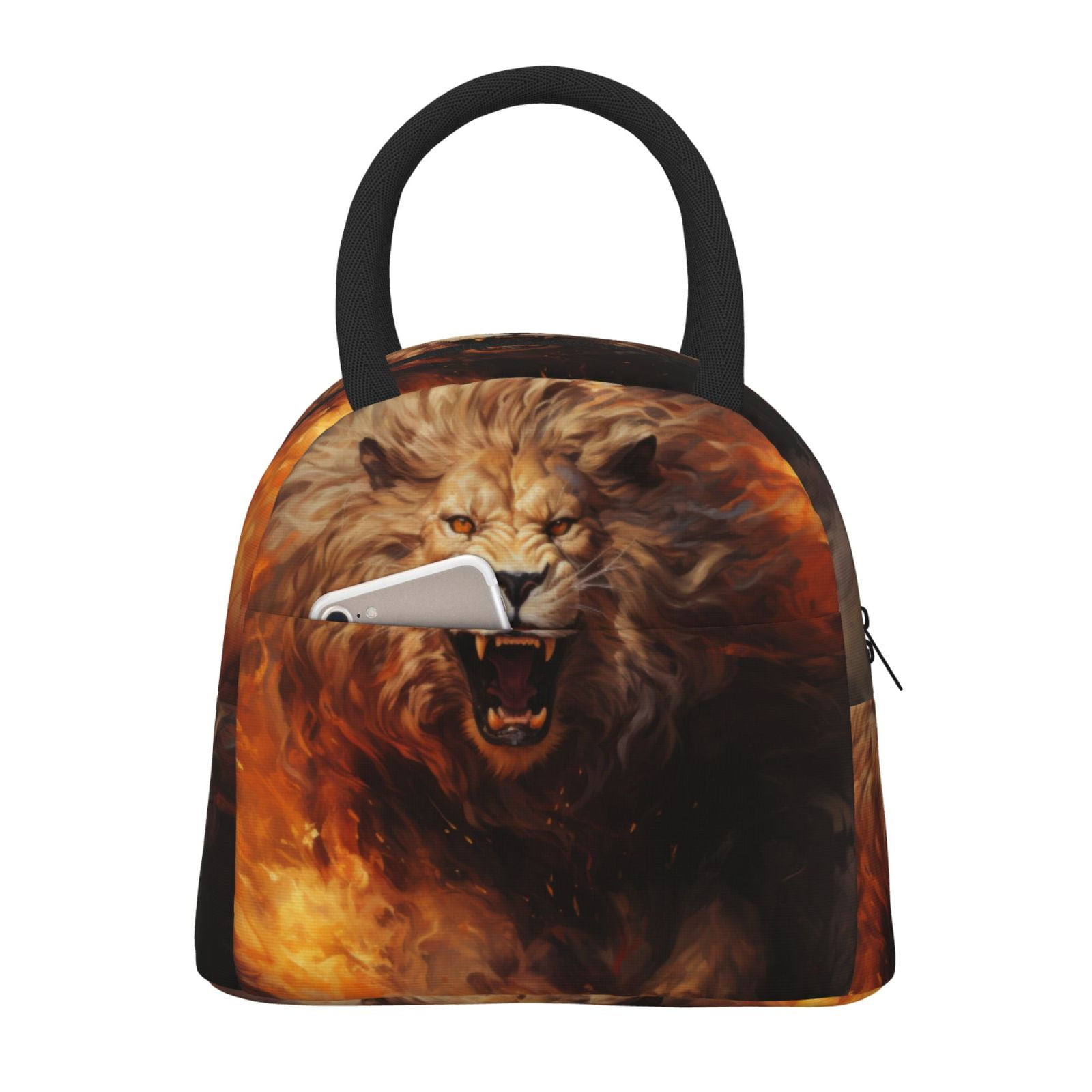 Hirioo Cool Fire Lion for Eco-friendly Lunch Box,Leakproof Lunch Box ...
