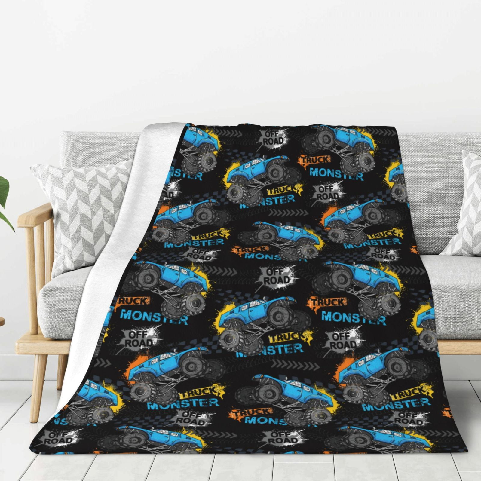 Hirioo Cool Off-Road Vehicle for Flannel Blanket, Cozy and Warm Throw ...