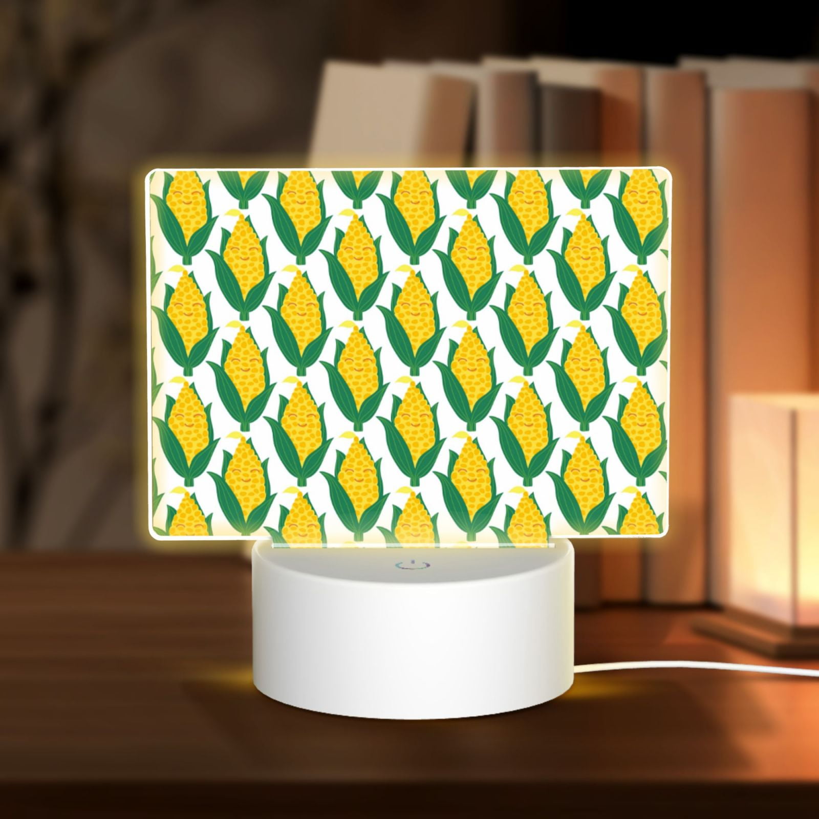 Hirioo Corn Cob for Rectangular Acrylic with Night Light Best Gifts for ...