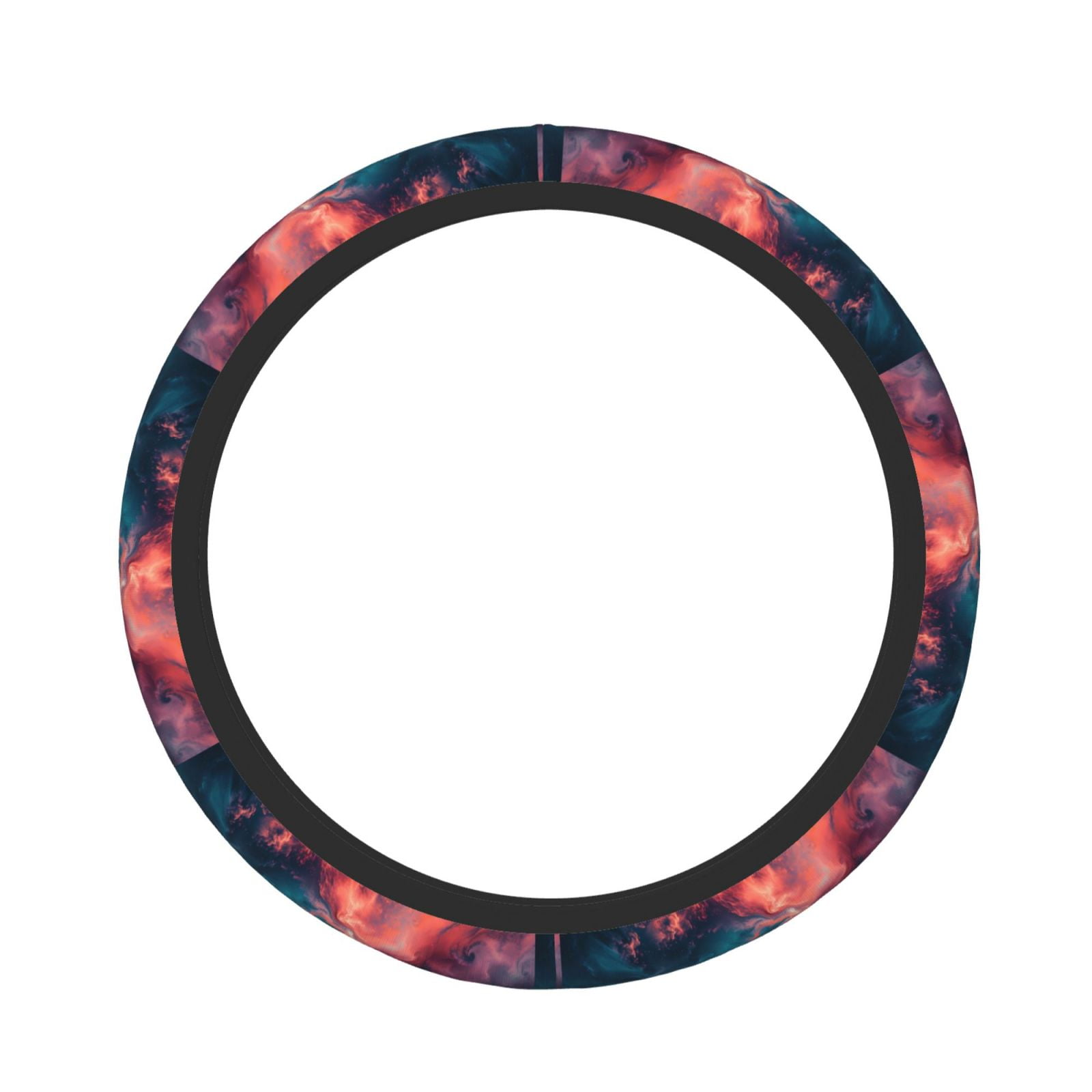Hirioo Cosmic Paint Swirl for Elastic Stretch Steering Wheel Cover ...