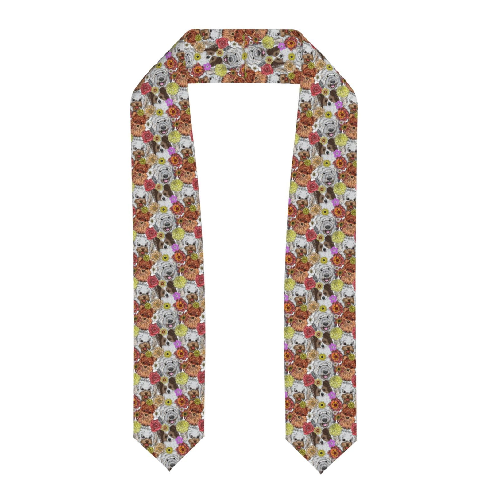Hirioo Cute Dogs Puppy for 72" Graduation Shawl Stole Unisex Adults ...