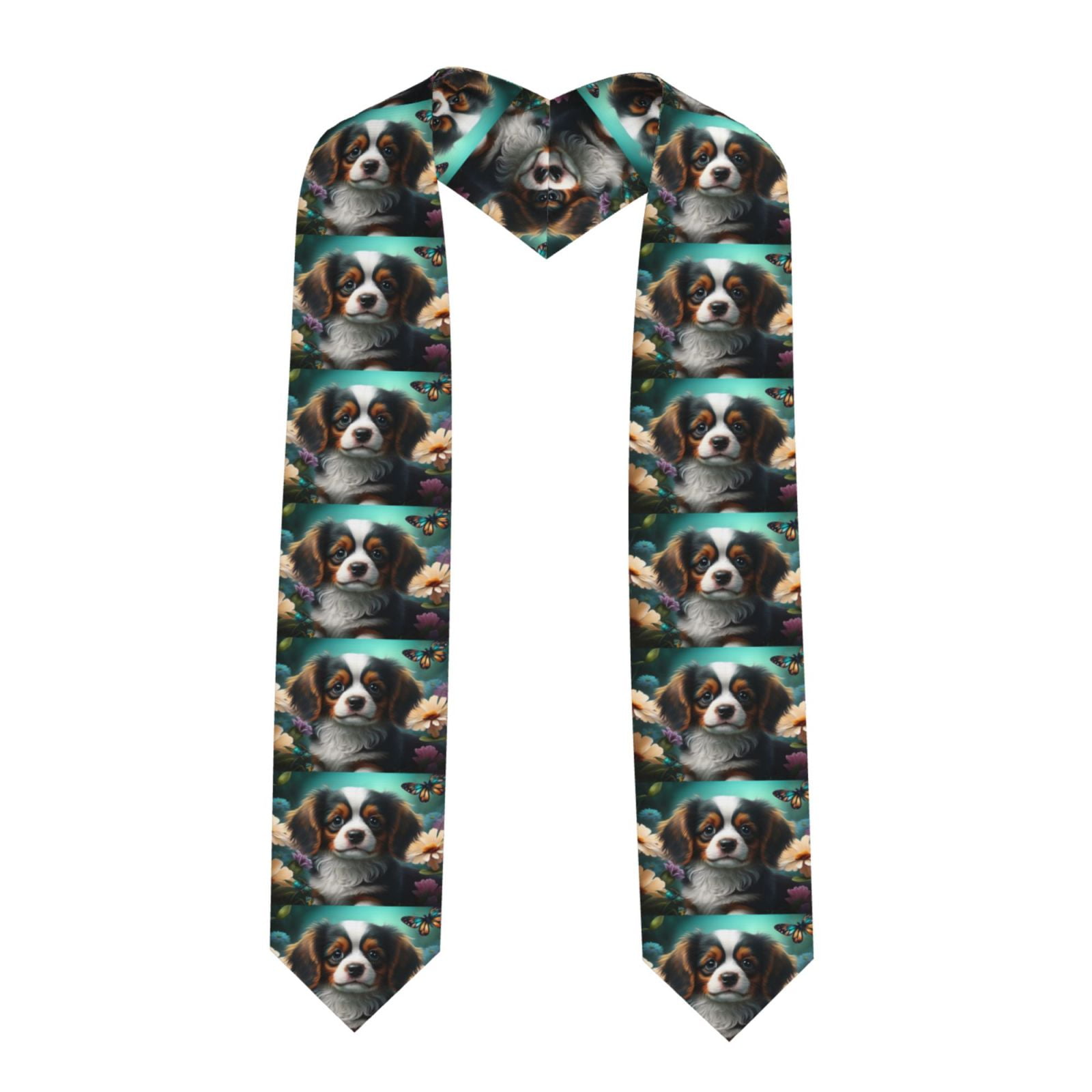 Hirioo Cute Flower Puppy Butterfly for 72" Graduation Shawl Stole ...