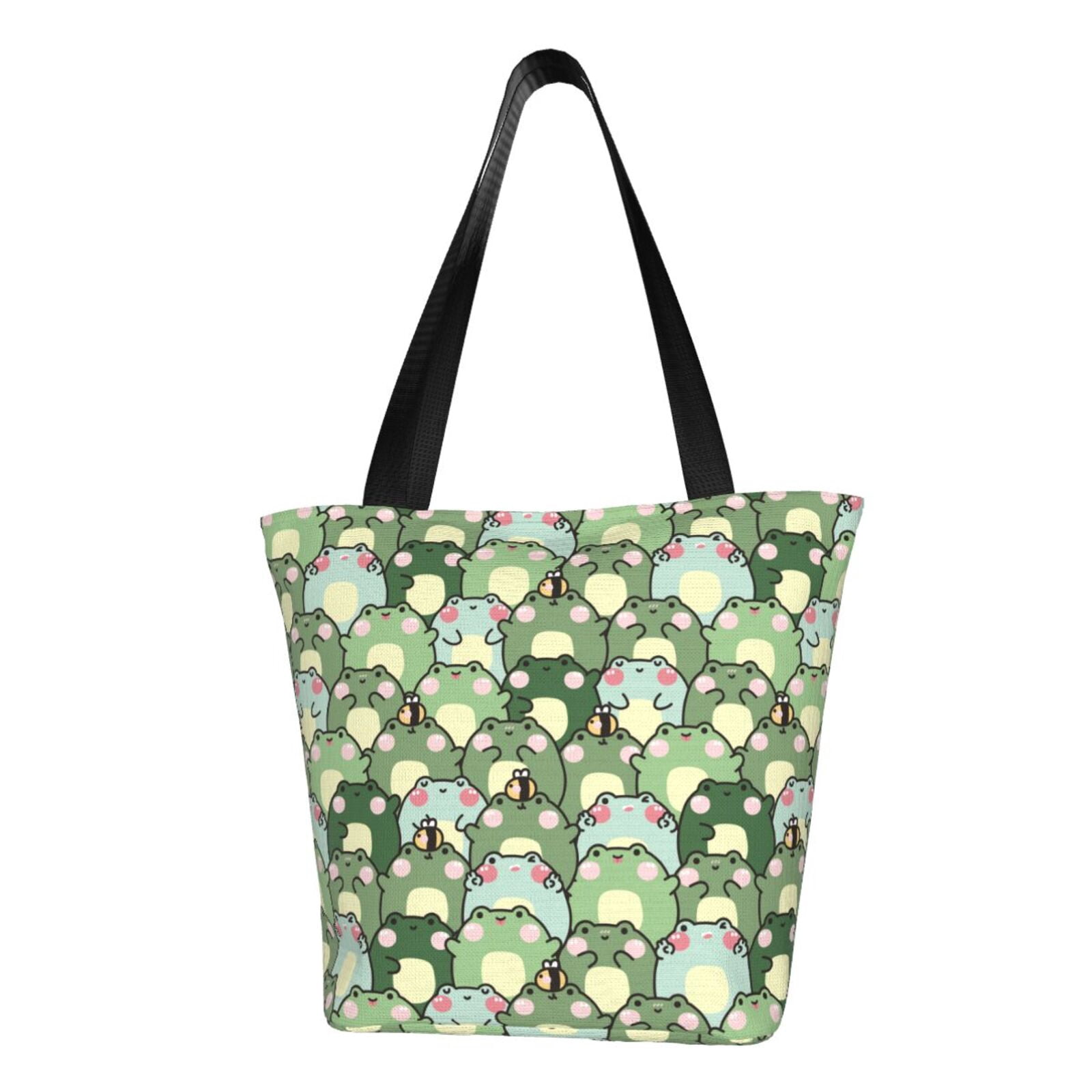 Hirioo Cute Frog for Women's Casual Shoulder Tote Bag Handbag For Women ...
