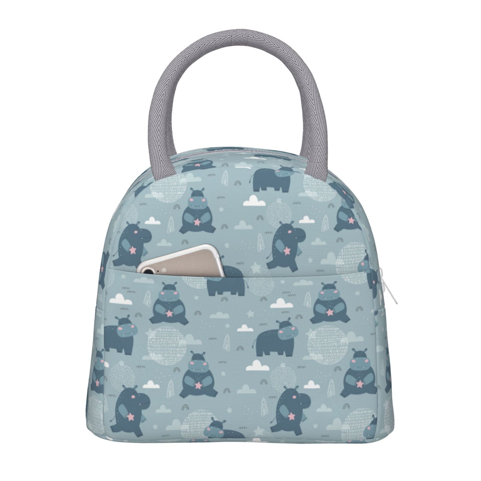 Hirioo Cute Hippopotamus for Eco-friendly Lunch Box,Leakproof Lunch Box ...
