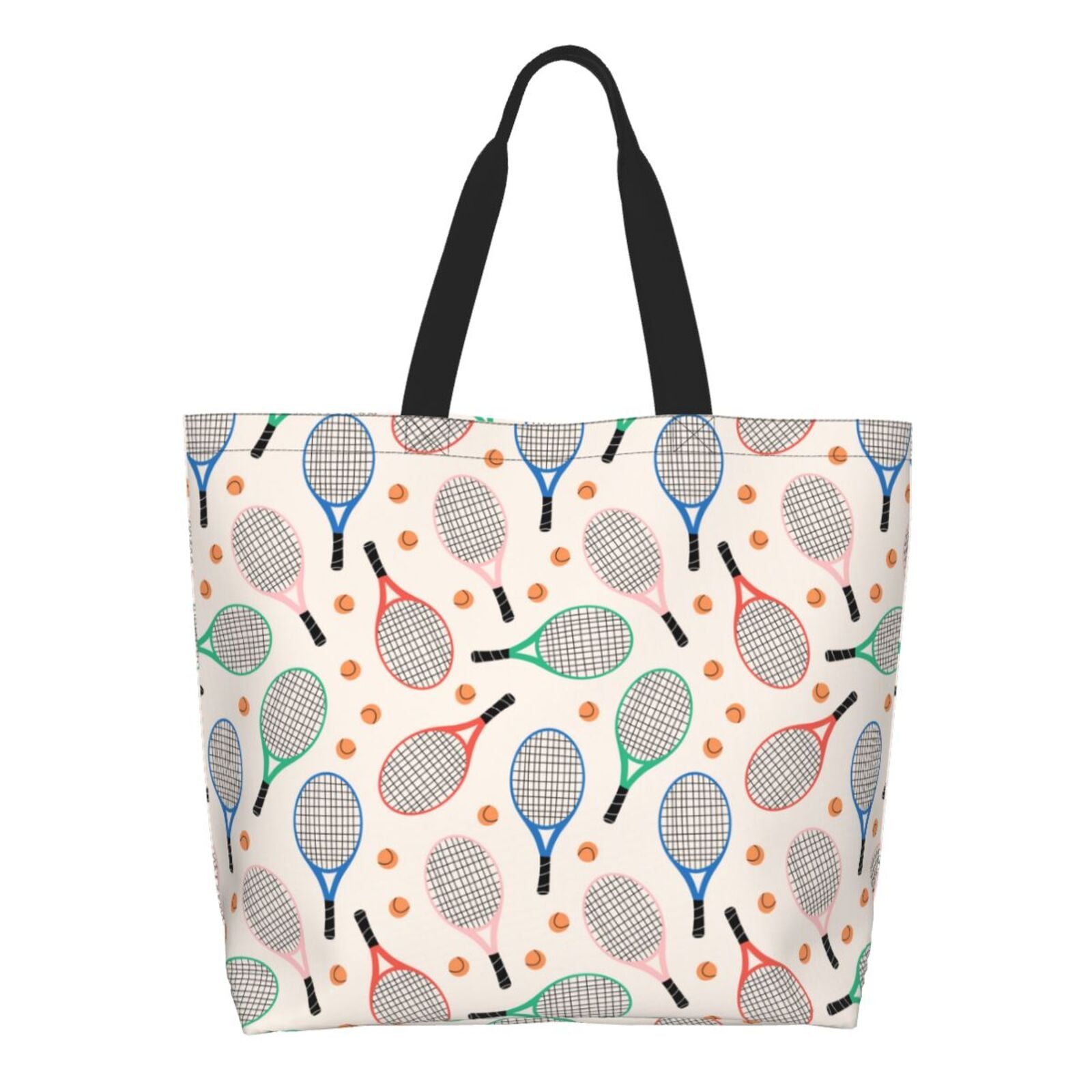 Hirioo Cute Tennis Racket for Single Shoulder Shopping Bag,Eco-Friendly ...