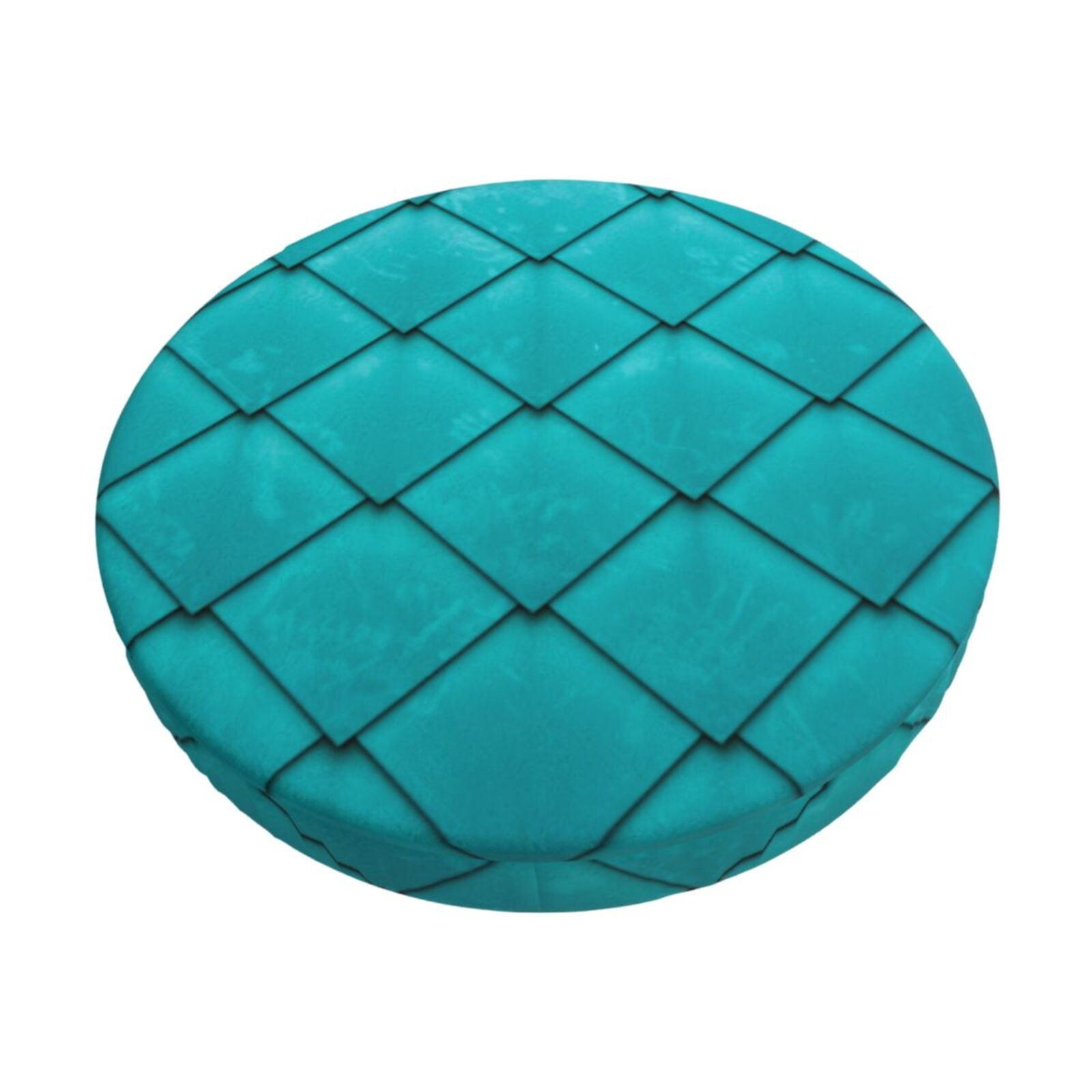 Hirioo Diamond Shaped for Round Bar Stool Seat Covers Washable Stool ...