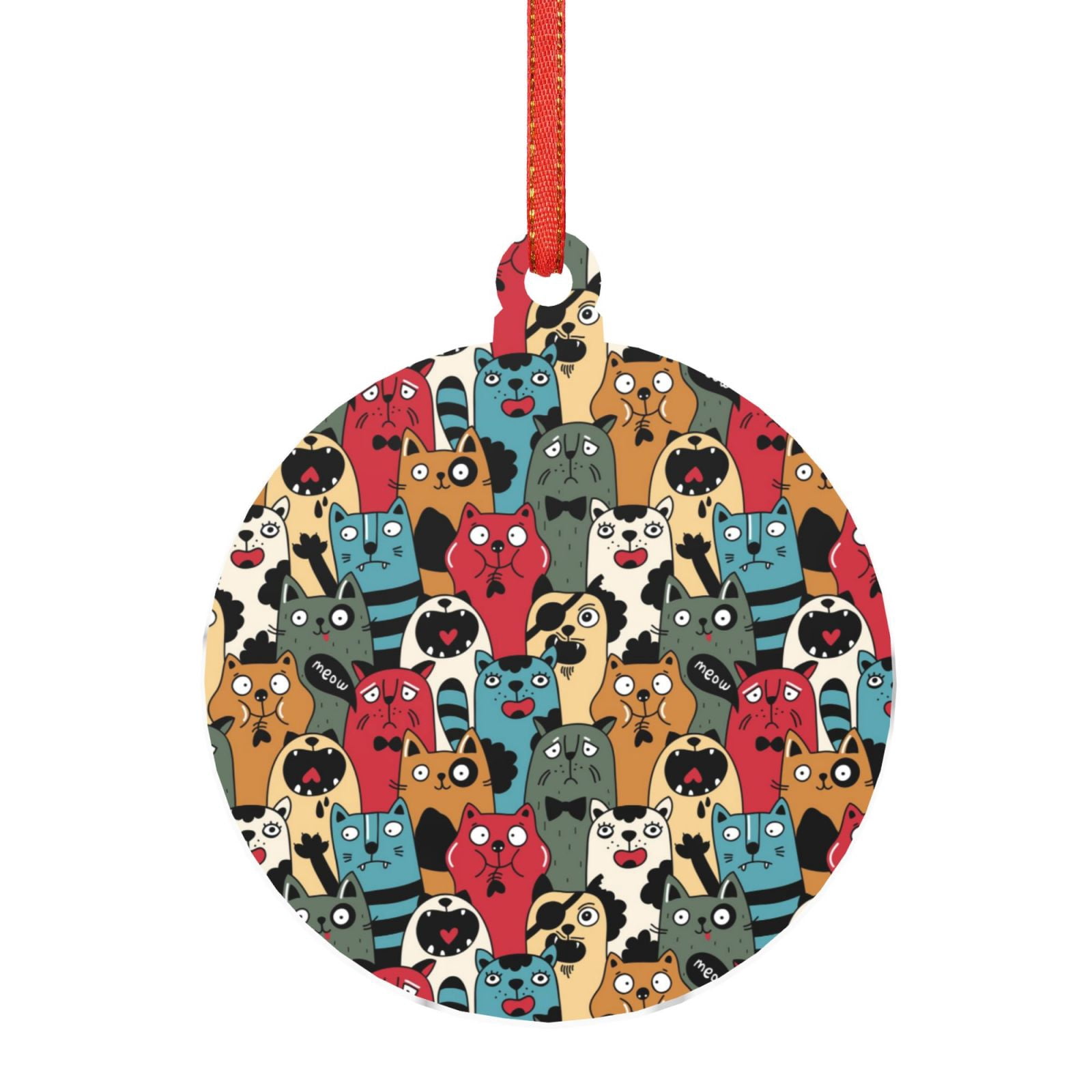 Hirioo Different Cats 1 for Acrylic Christmas Pendant Hanging Christmas ...