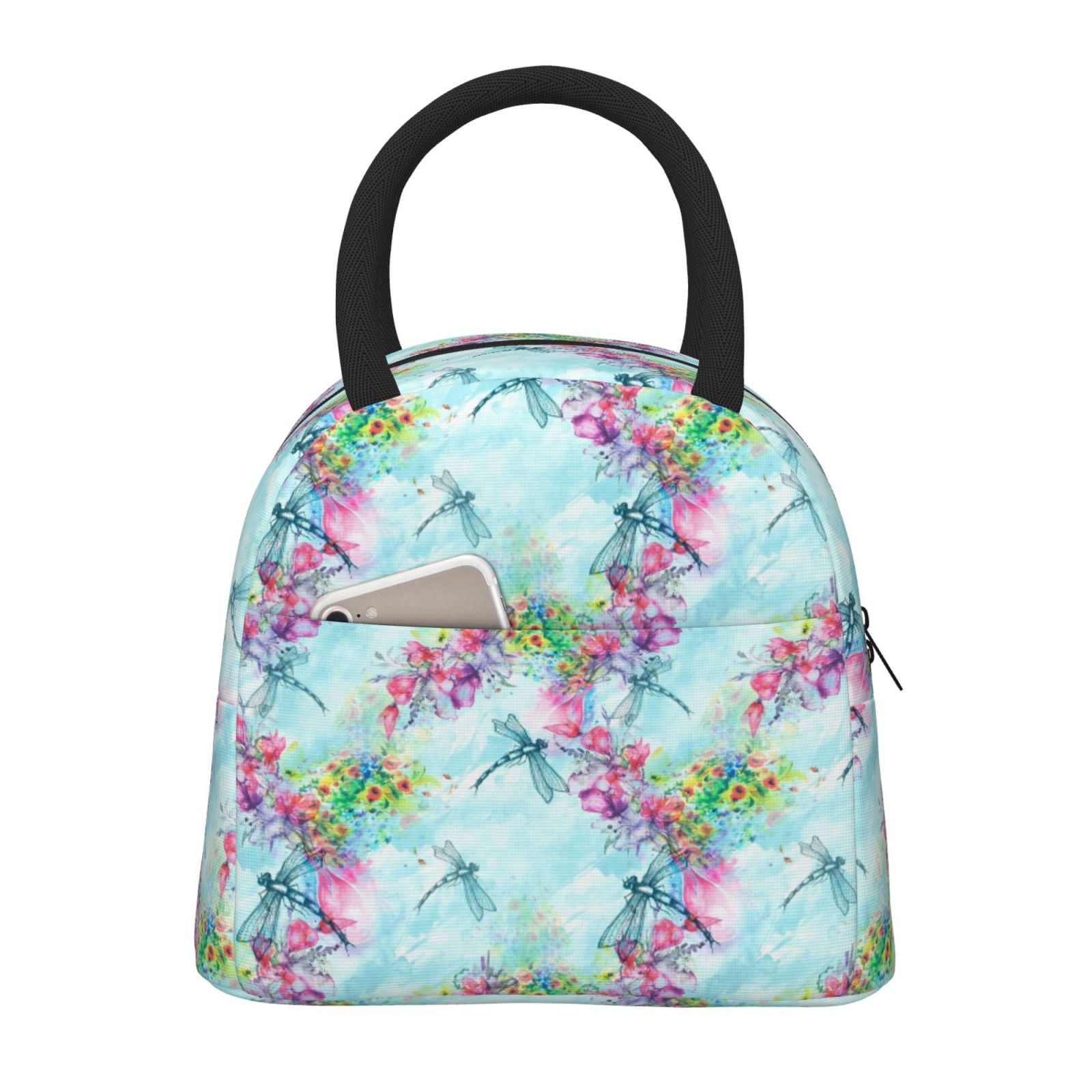 Hirioo Dragonfly Floral for Eco-friendly Lunch Box,Leakproof Lunch Box ...