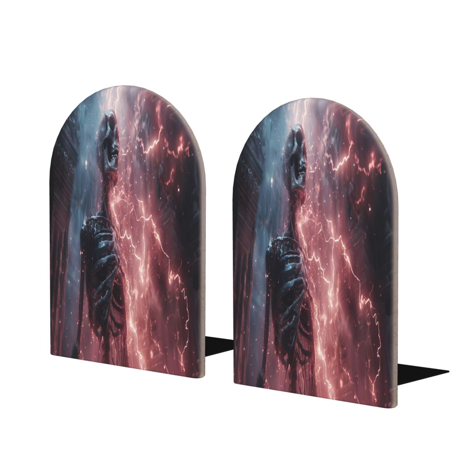Hirioo Electric Skeleton Surrealism for Bookends Decorative Bookends ...