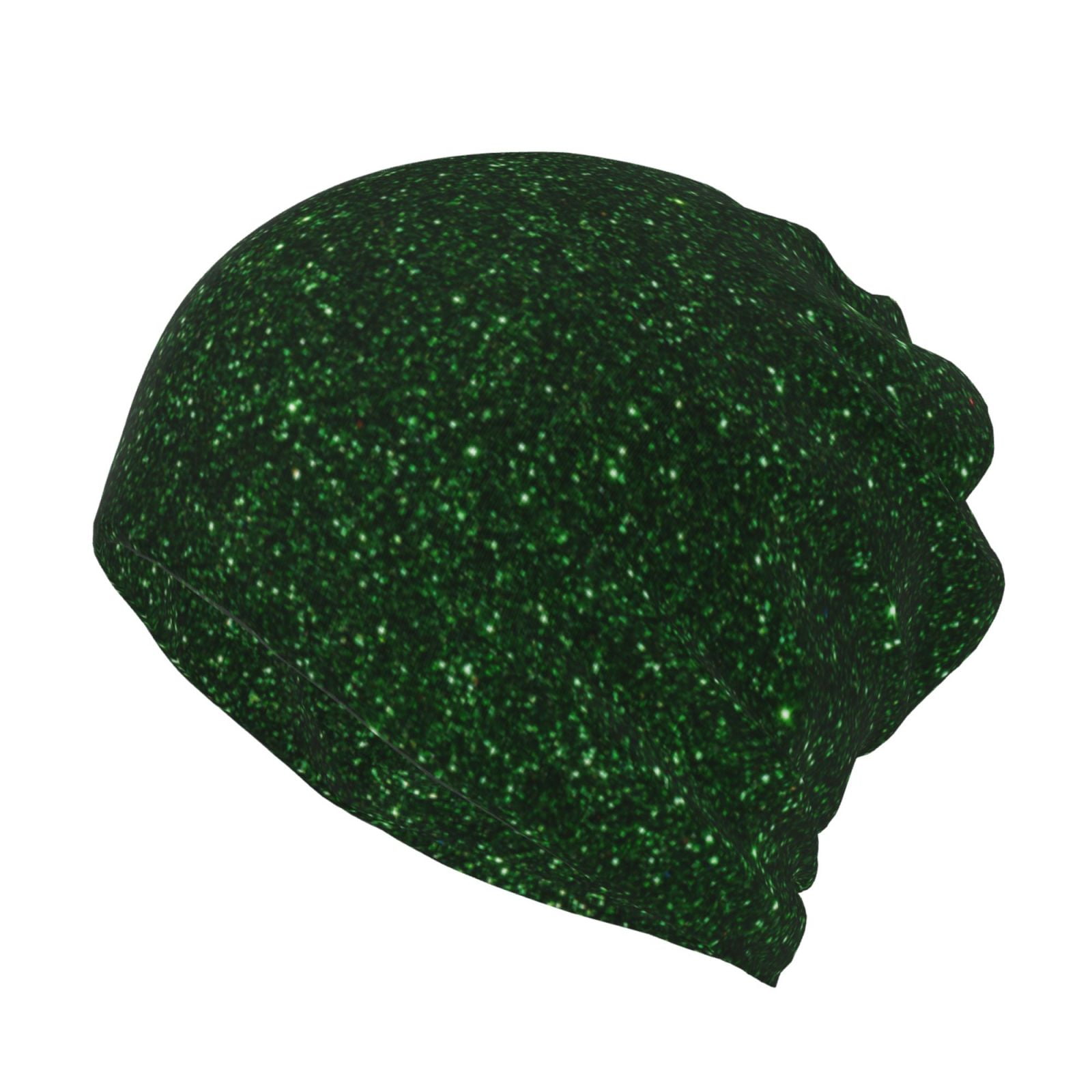 Hirioo Emerald Green Sparkling for Multifunction Beanie Hat for Men and ...