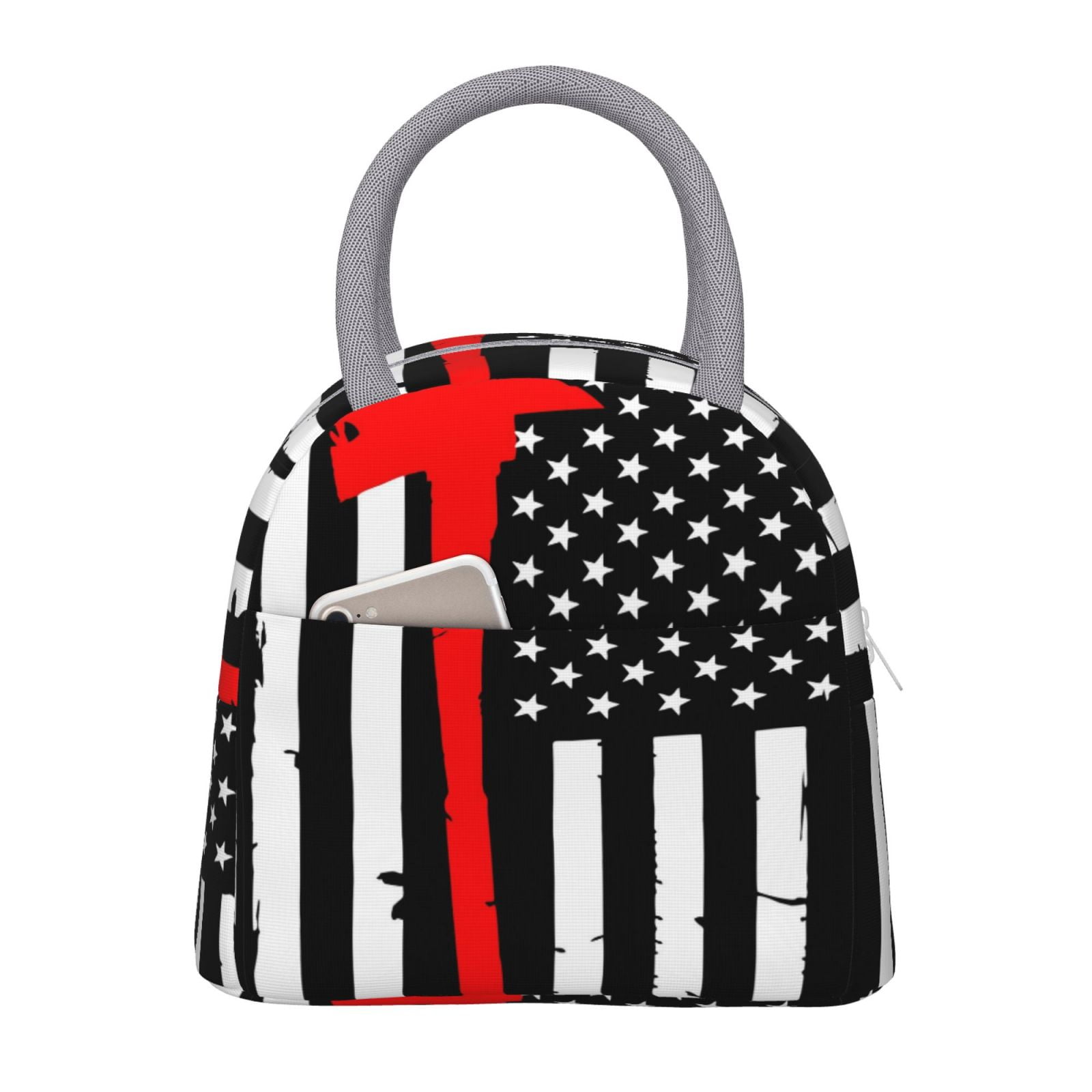 Hirioo Firefighters USA Flag for Eco-friendly Lunch Box,Leakproof Lunch ...