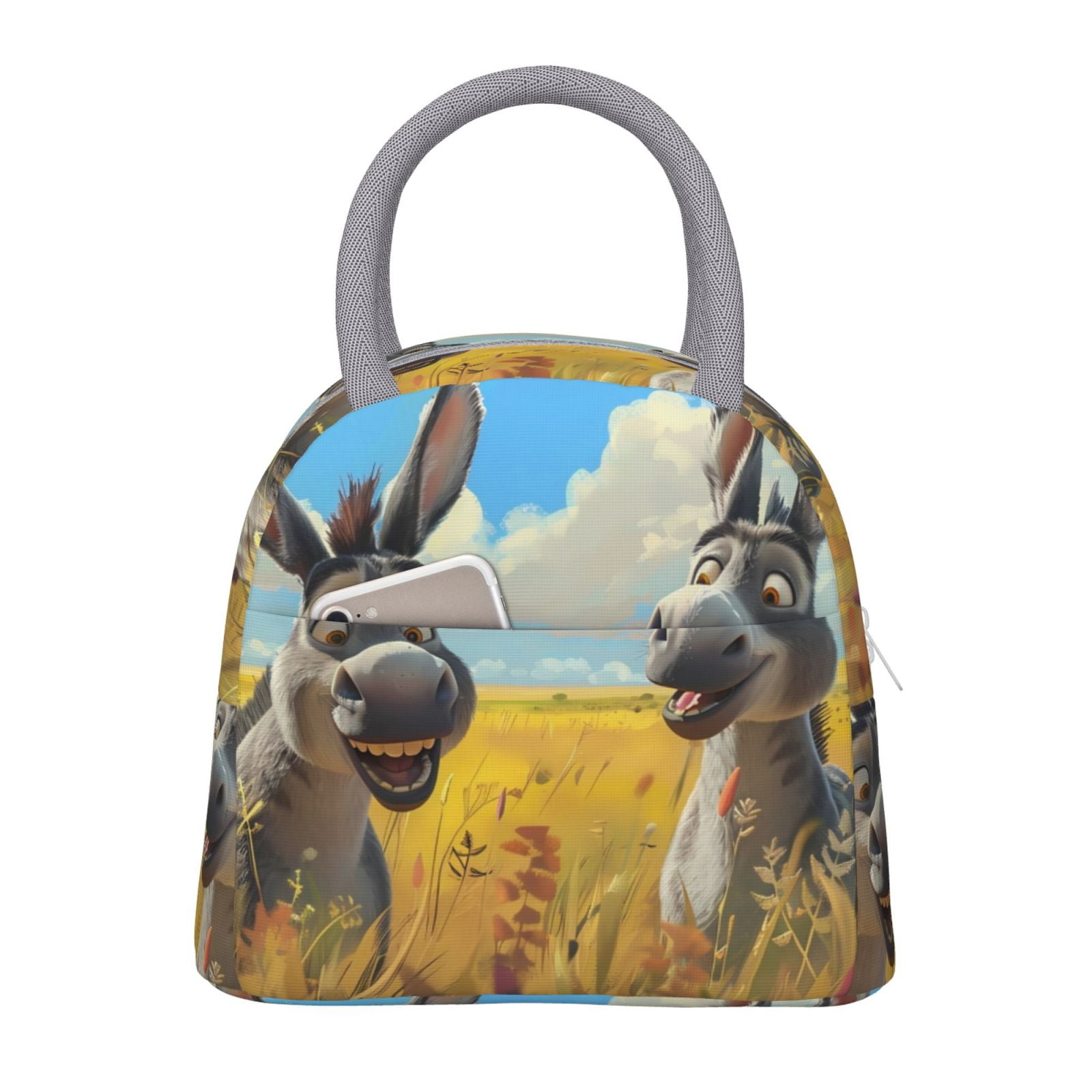 Hirioo Funny Countryside Donkey for Eco-friendly Lunch Box,Leakproof ...