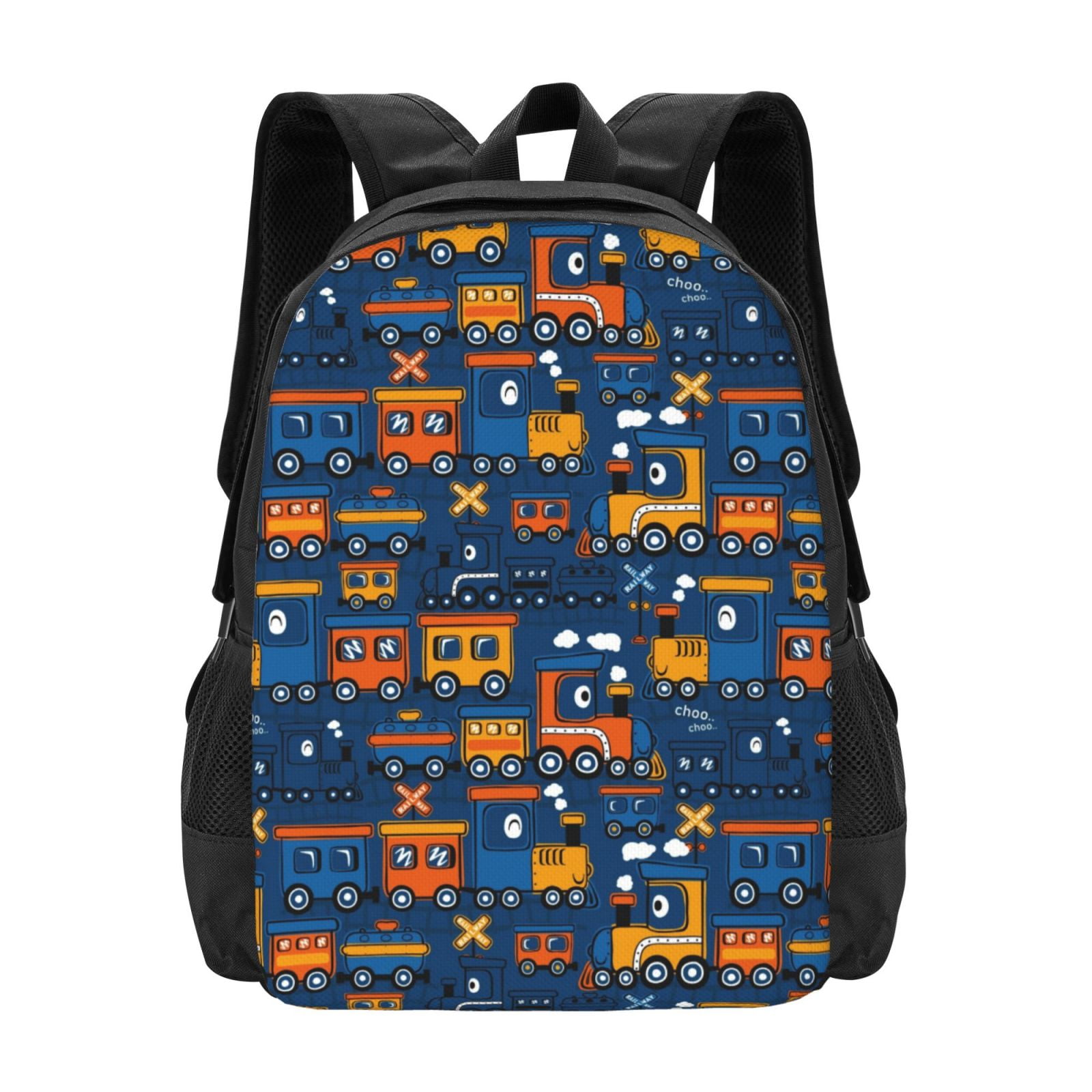 Hirioo Funny Steam Train for Minimalist Backpack Large Capacity ...
