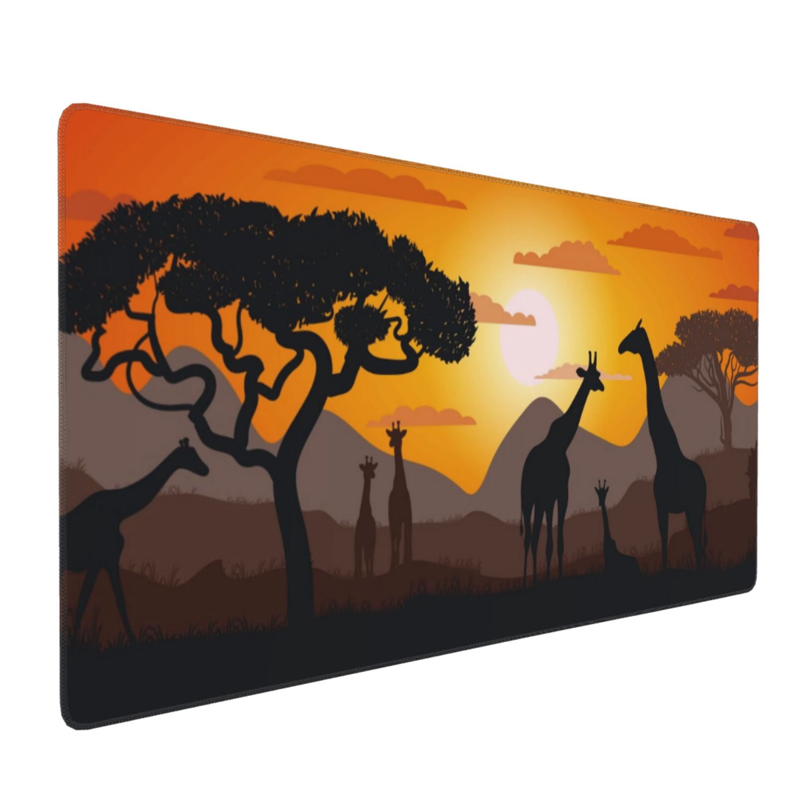Hirioo Giraffes Of The African Savannah for Mouse Pad ,Anti-Slip Base ...