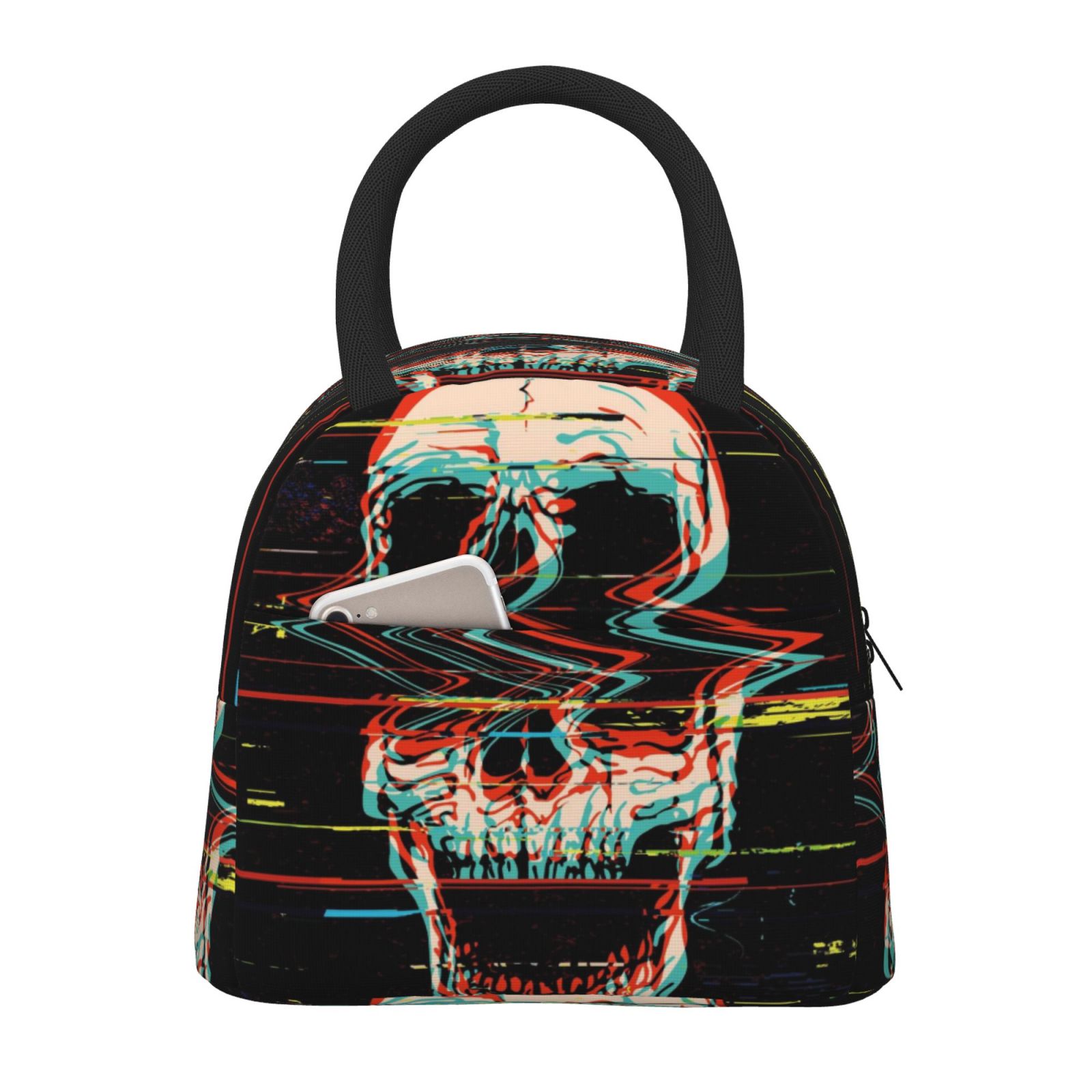 Hirioo Glitch Screaming Skull for Eco-friendly Lunch Box,Leakproof ...