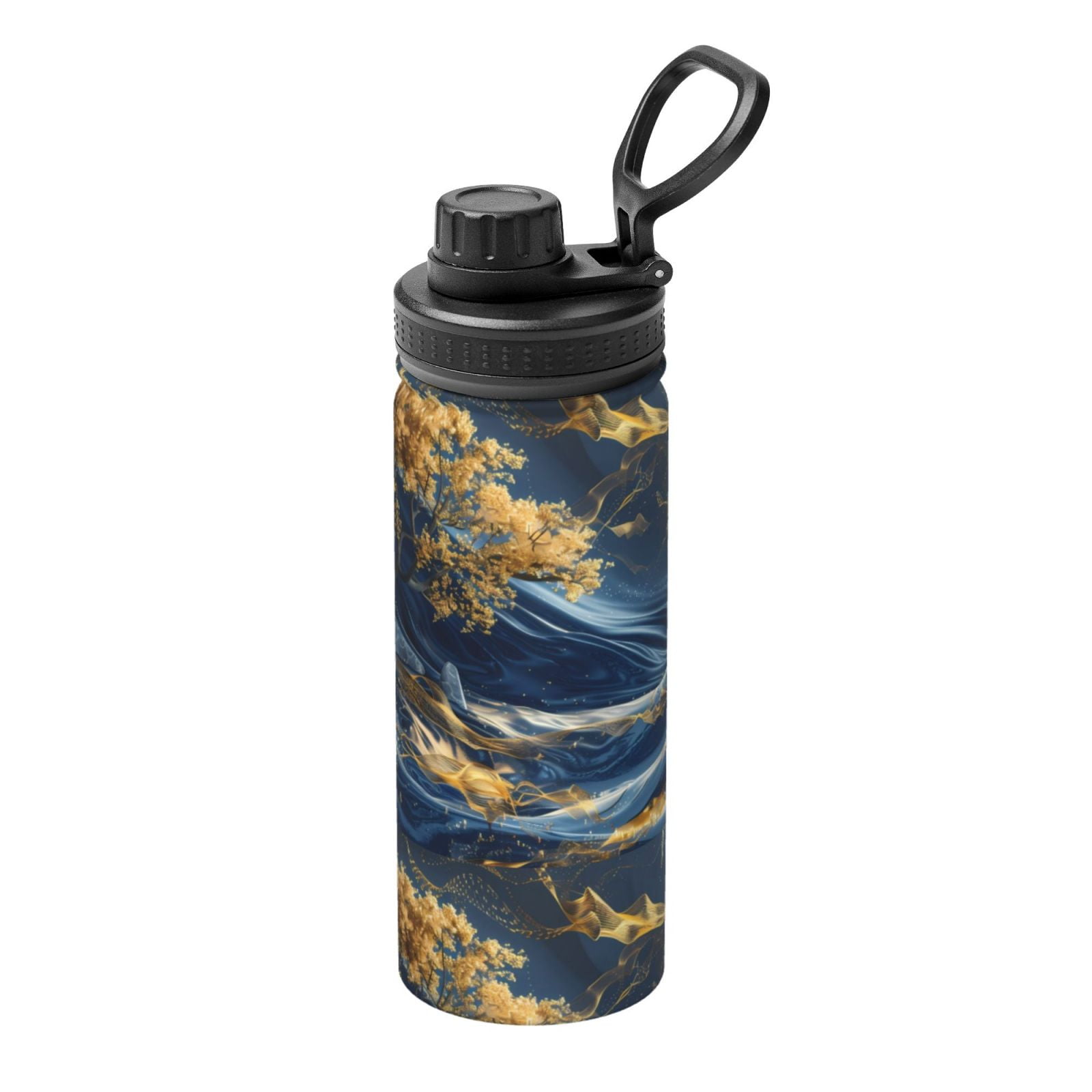 Hirioo Golden Fantasy Landscape for 18oz Sports Insulated Kettle for ...